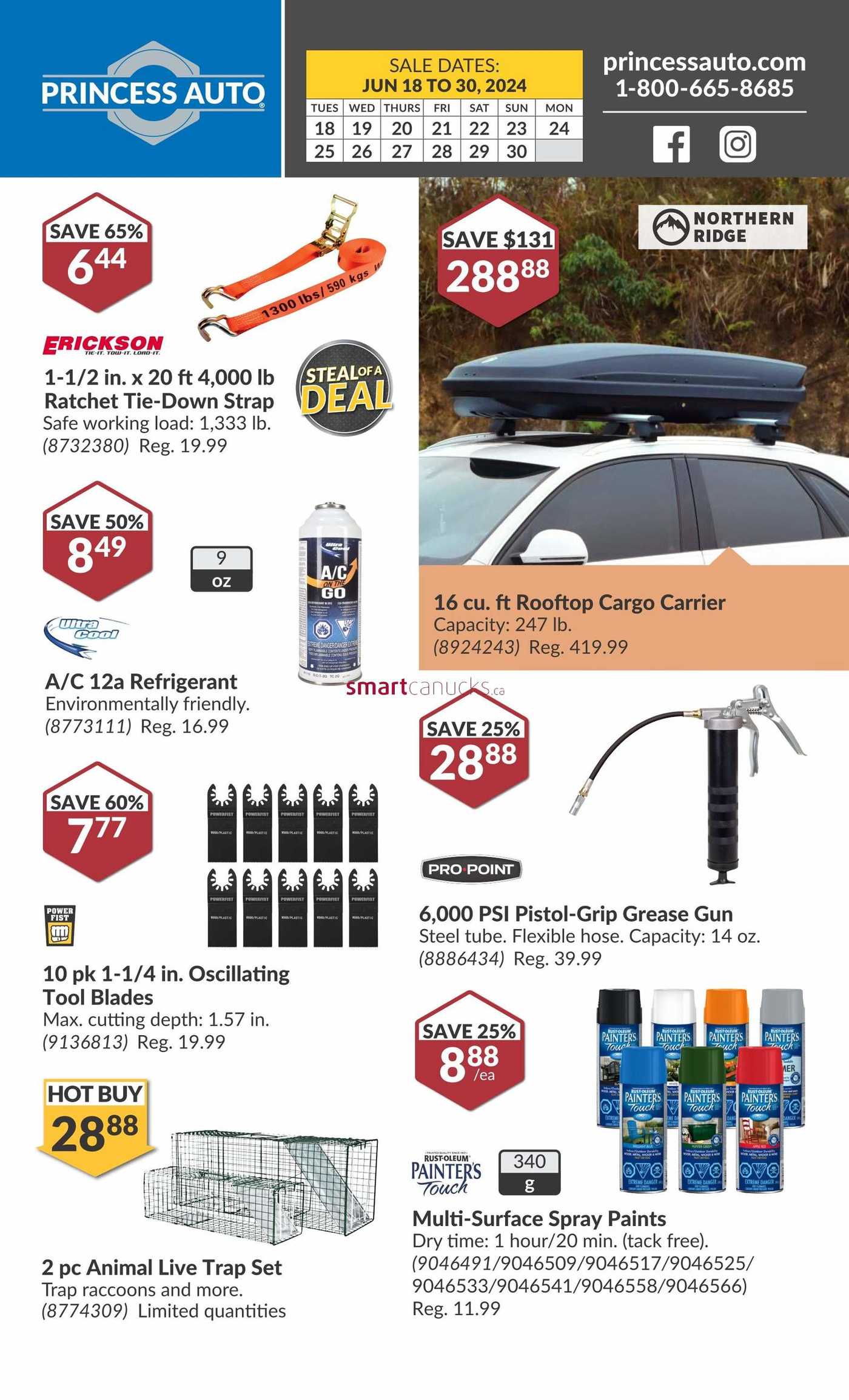 Princess Auto Flyer June 18 to 30