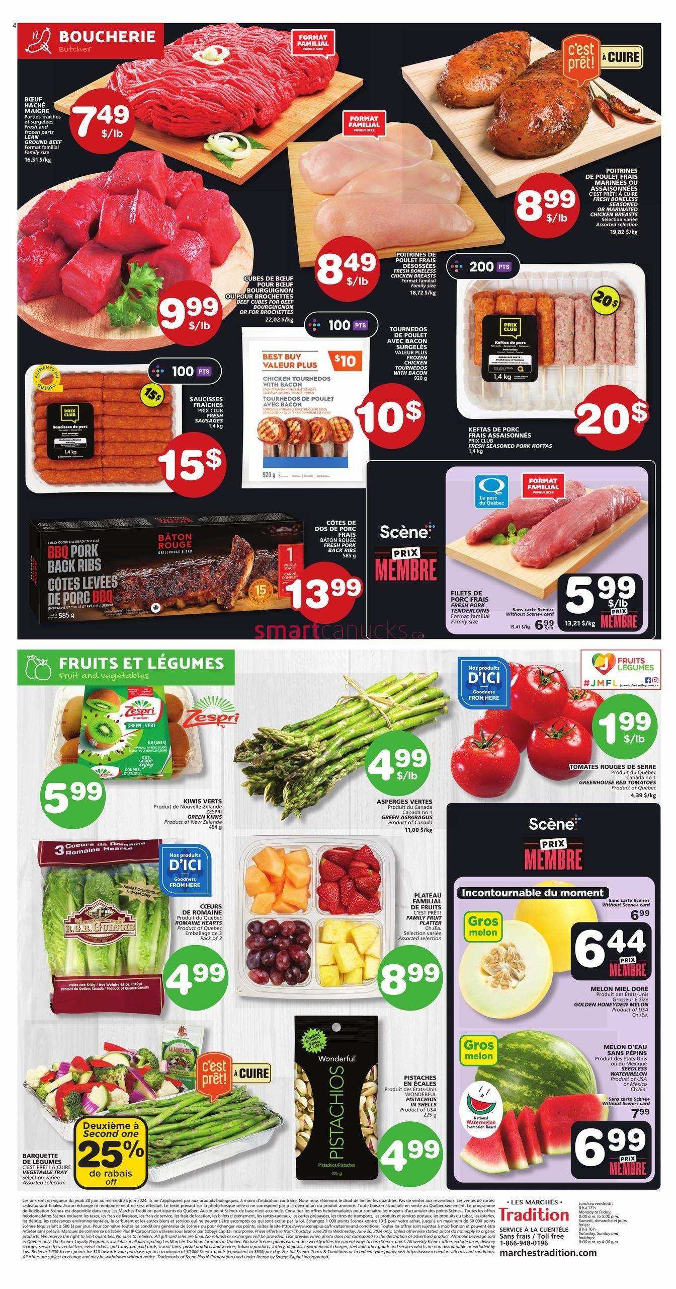 Marche Tradition (QC) Flyer June 20 to 26