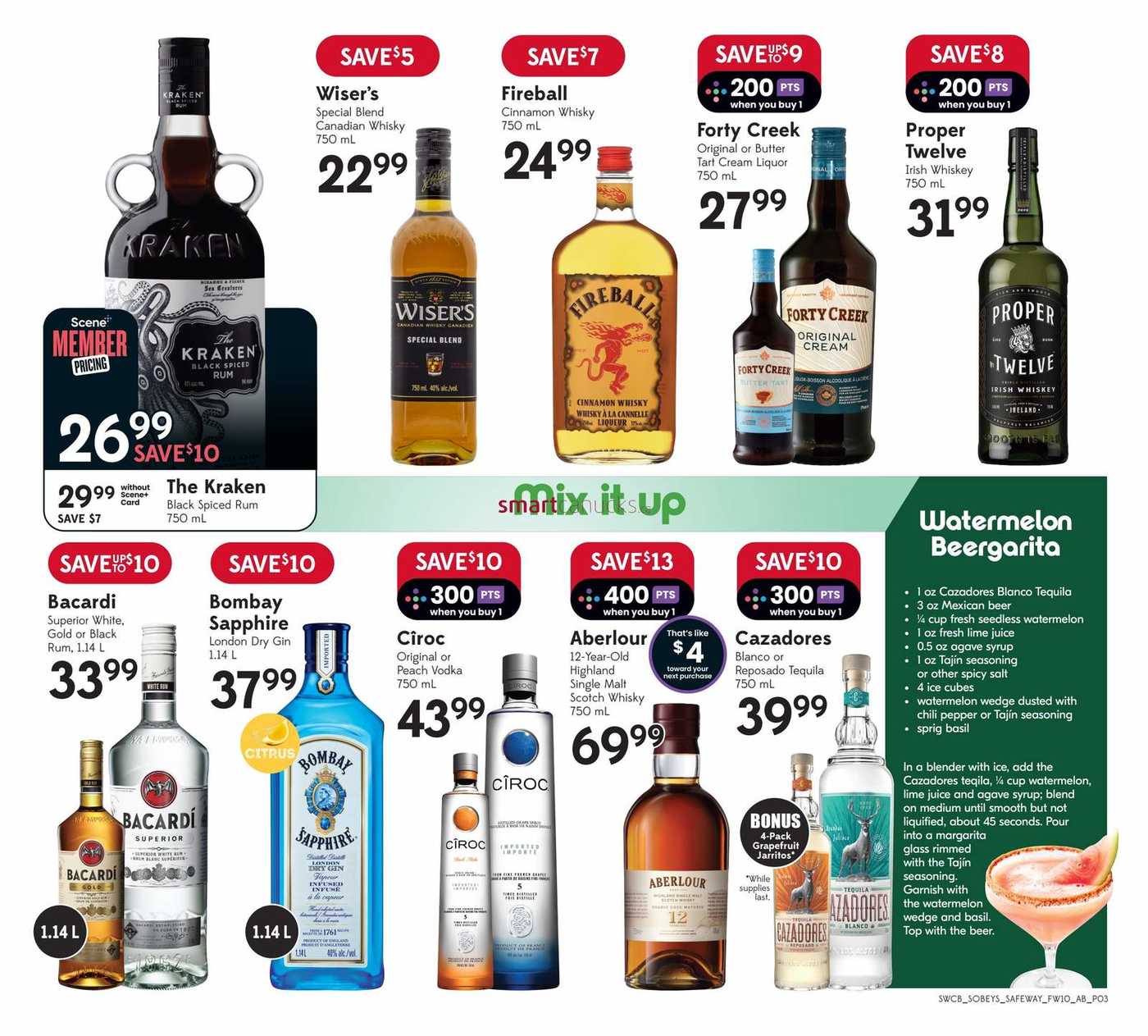 Sobeys/Safeway (AB) Liquor Flyer July 4 to 10
