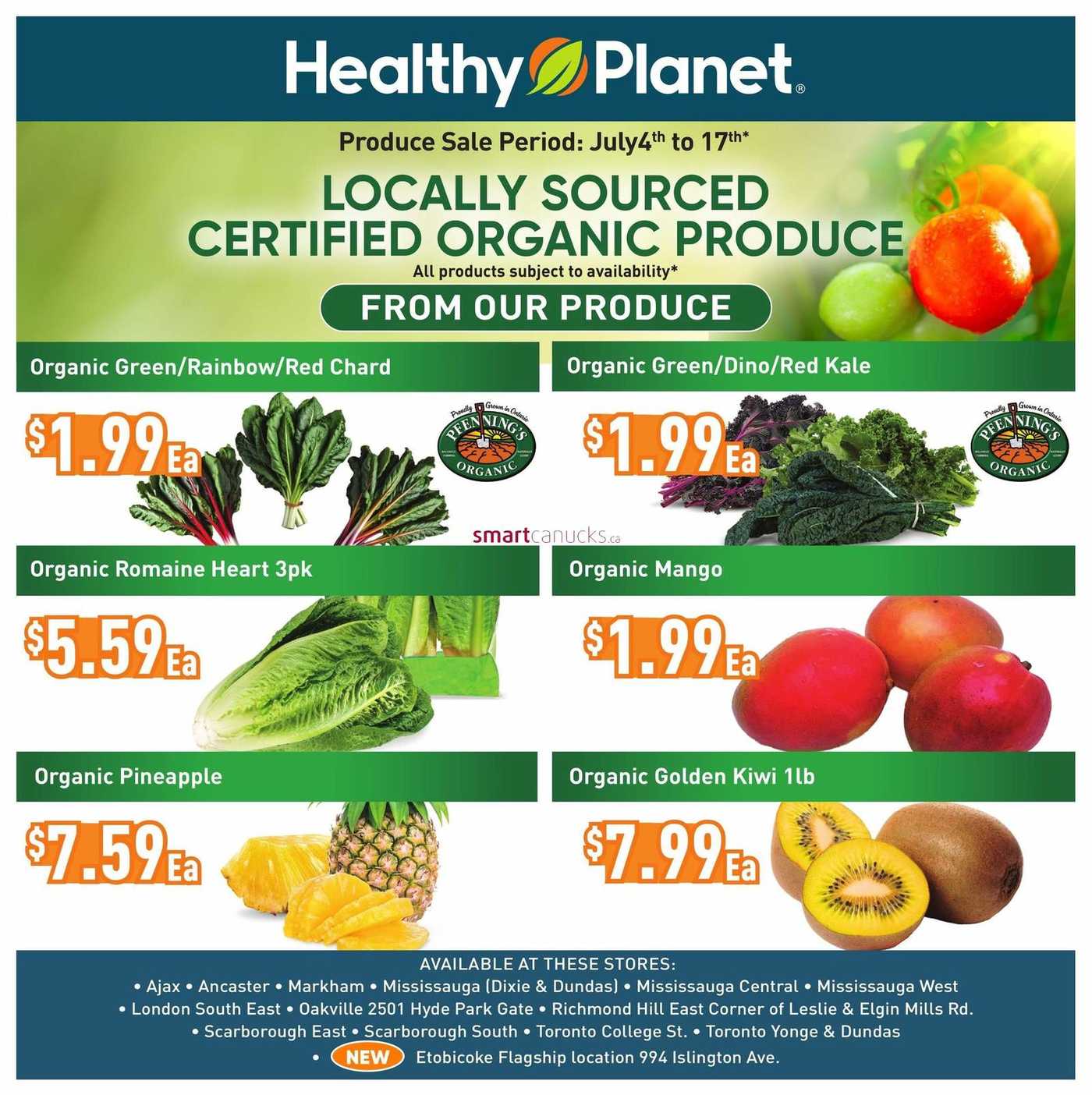 Healthy Planet Flyer July 4 to 31
