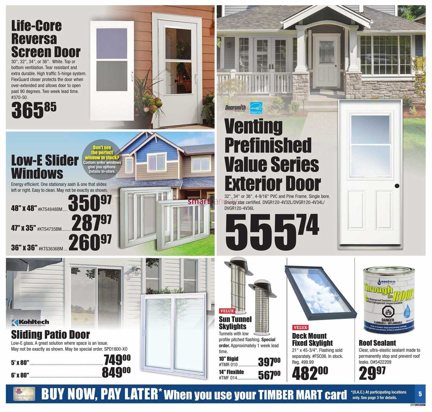 Timber Mart Flyer July 10 to 30