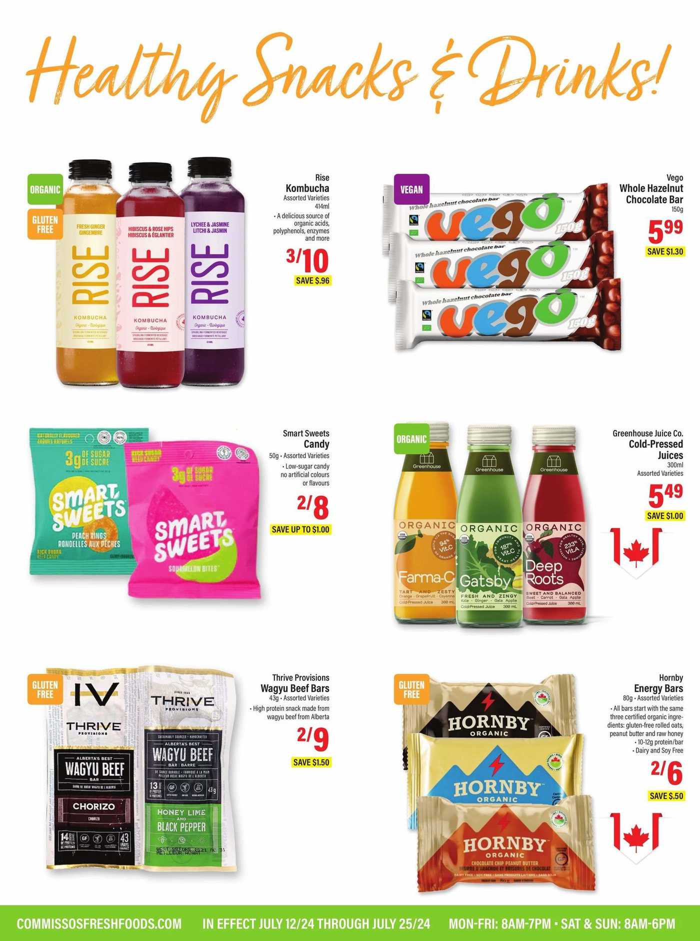 Commisso's Fresh Foods Fuel Your Body Flyer July 12 to 25