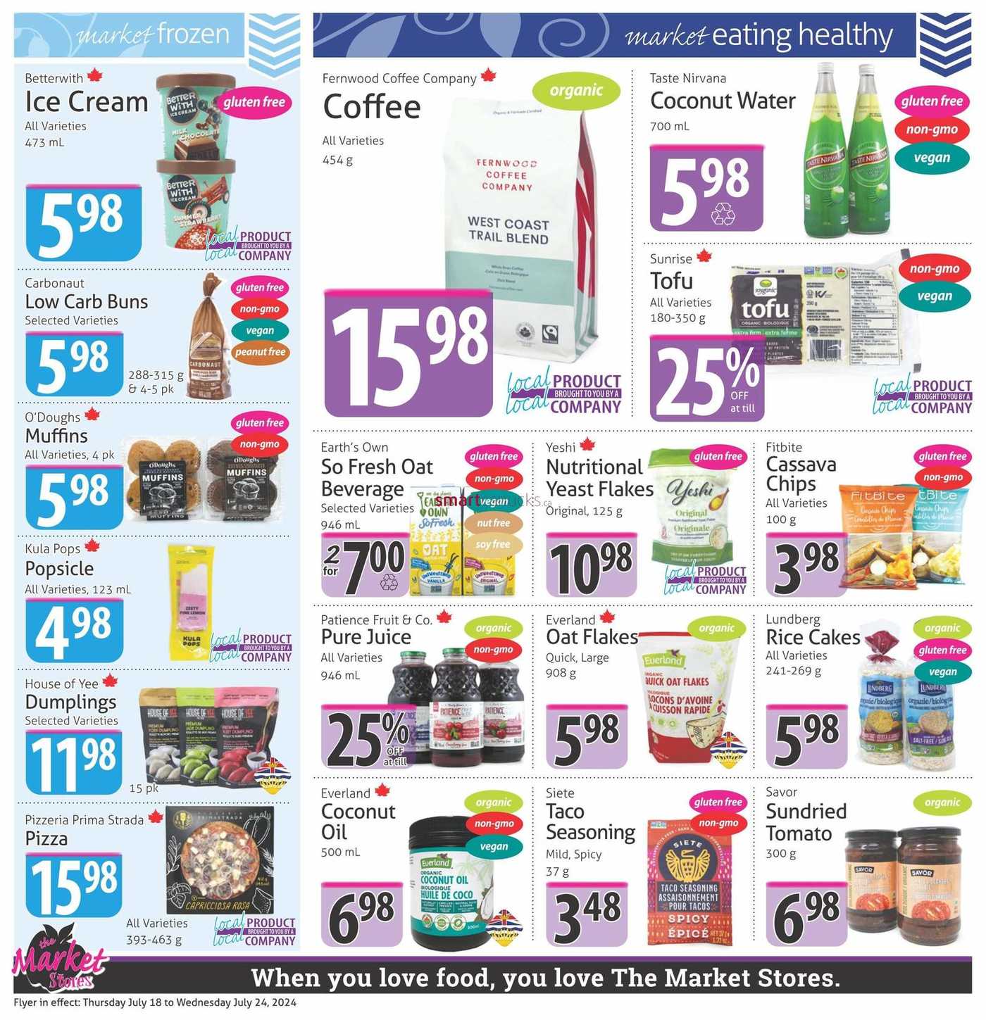 The Market Stores Flyer July 18 to 24