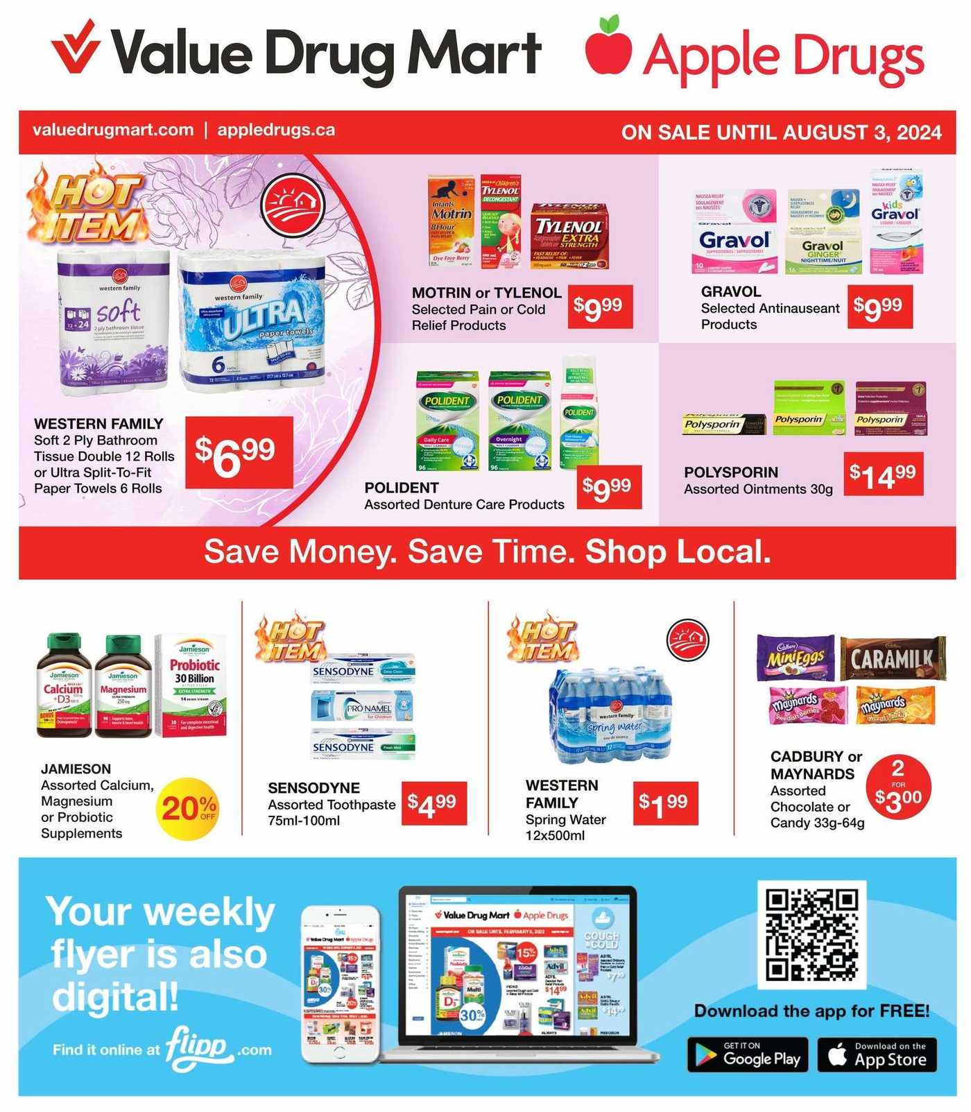 Apple Drugs Flyer July 21 to August 3
