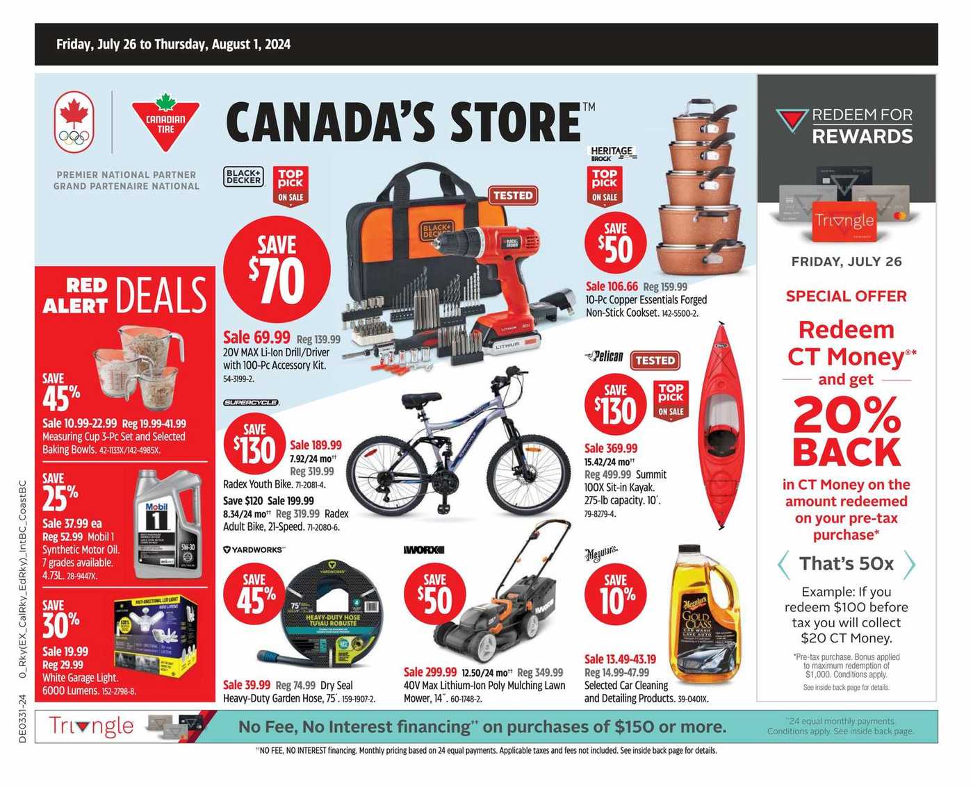 Canadian Tire (West) Flyer July 26 to August 1