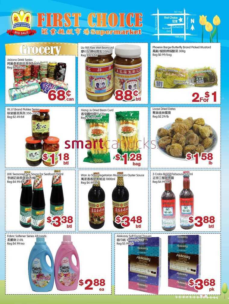 First Choice Supermarket flyer May 30 to June 5