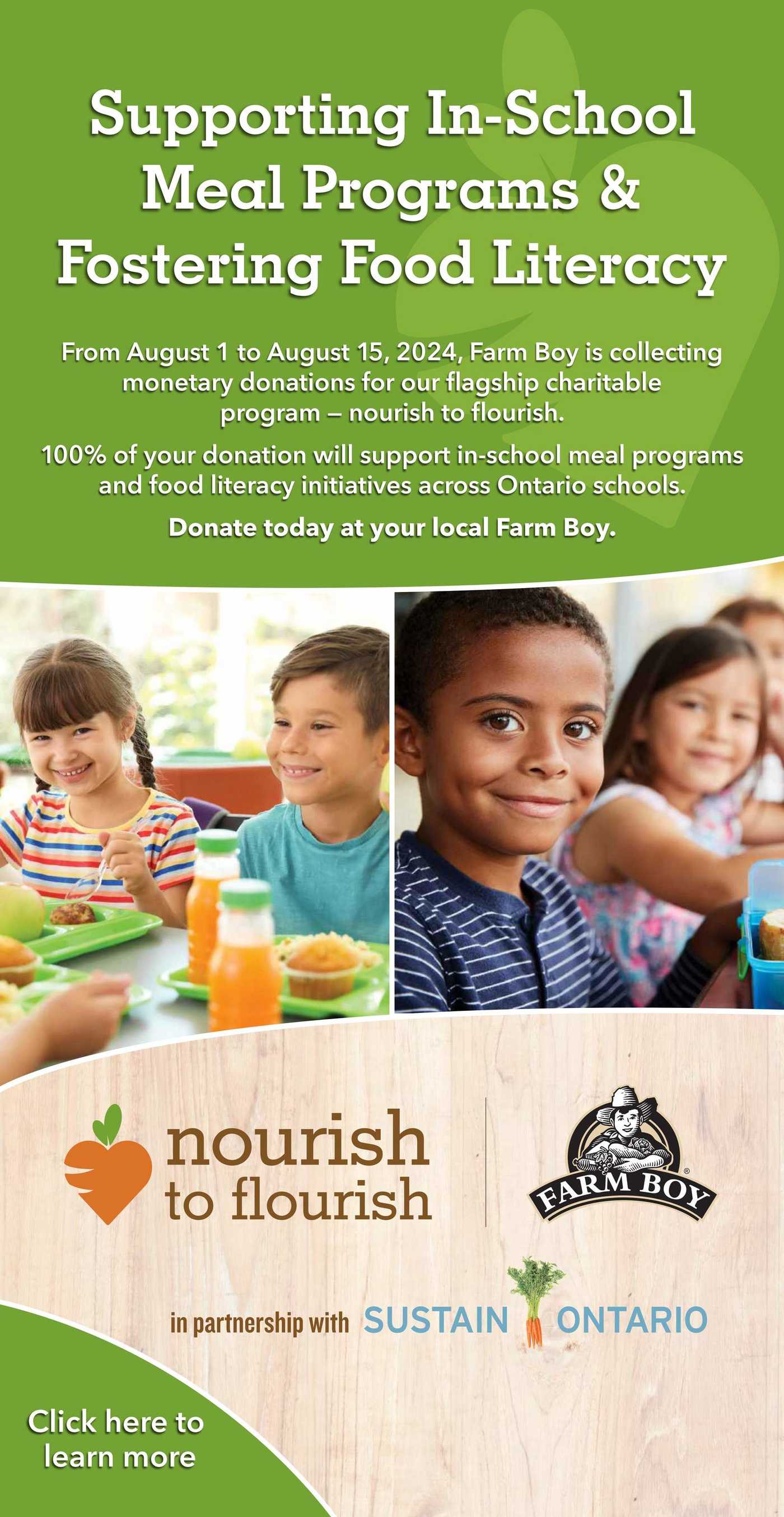 Farm Boy Flyer August 8 to 14