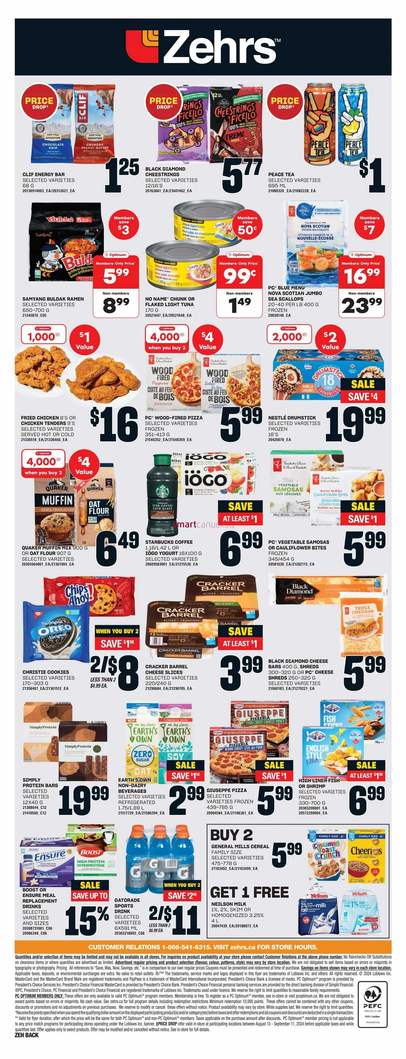 Zehrs Flyer August 15 to 21