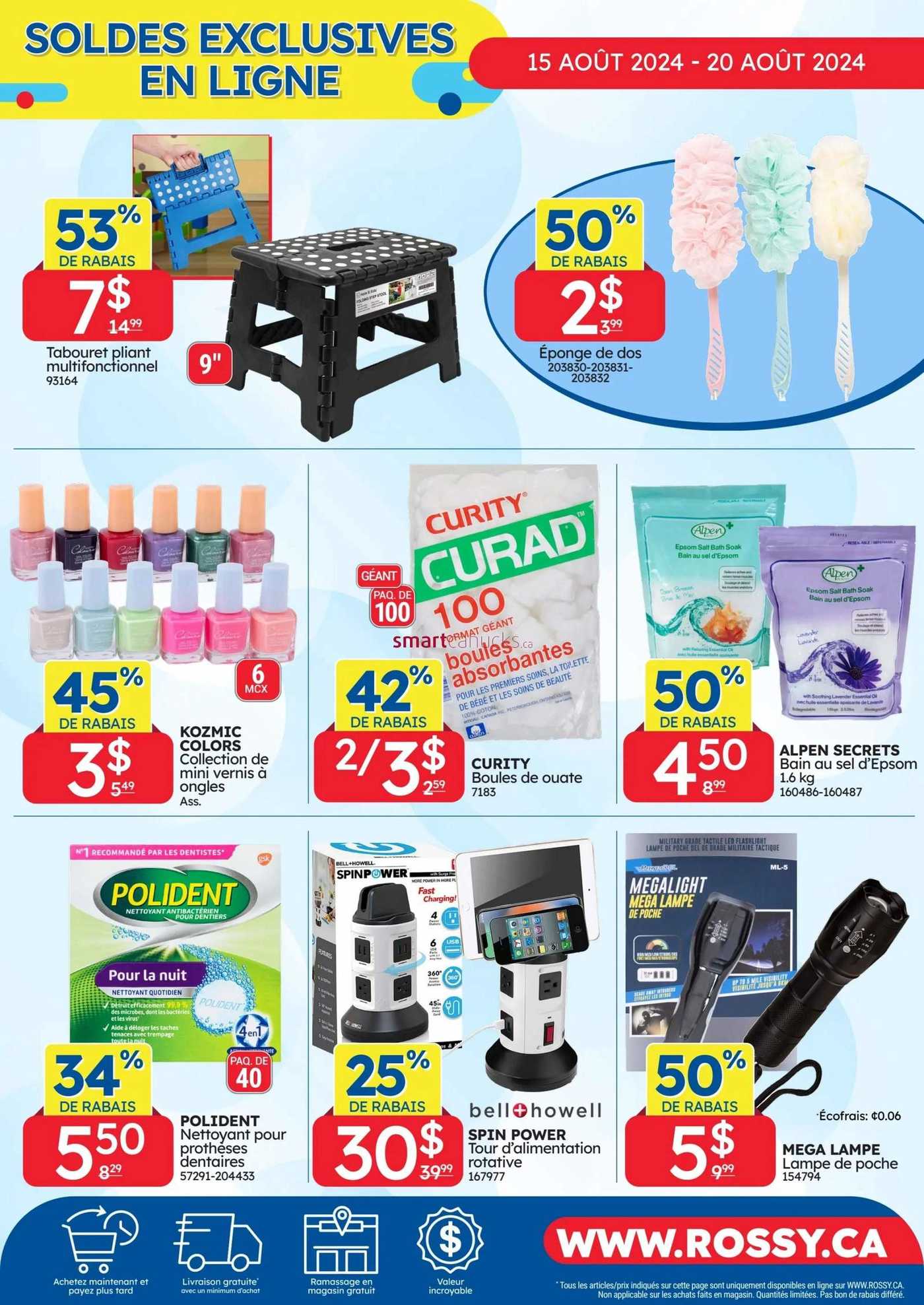 Rossy Flyer August 15 to 20