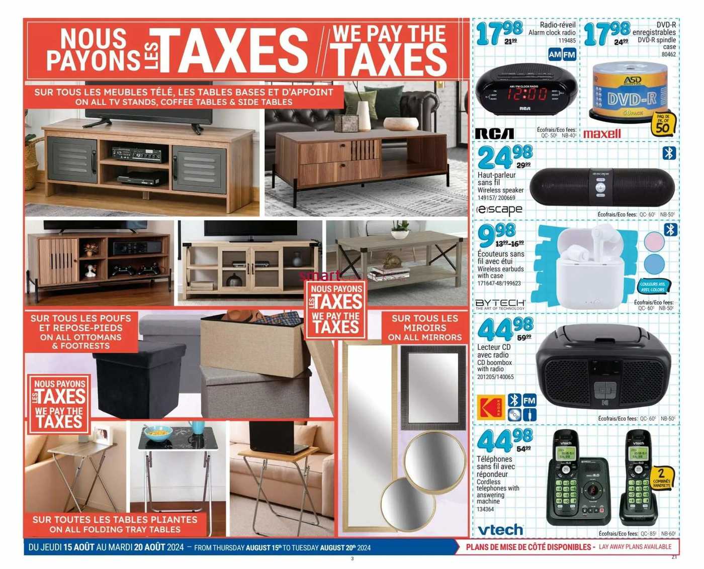 Rossy Flyer August 15 to 20