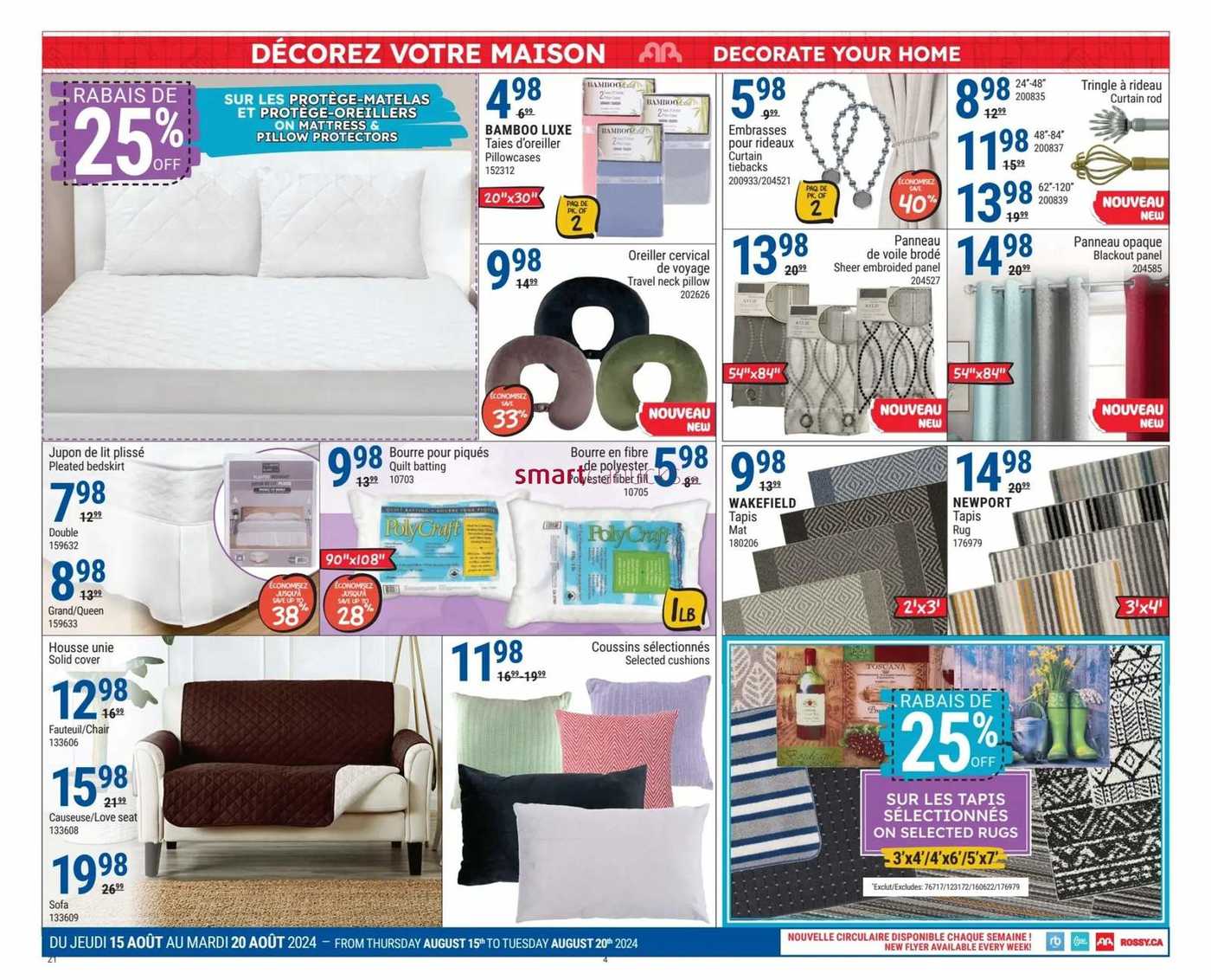 Rossy Flyer August 15 to 20