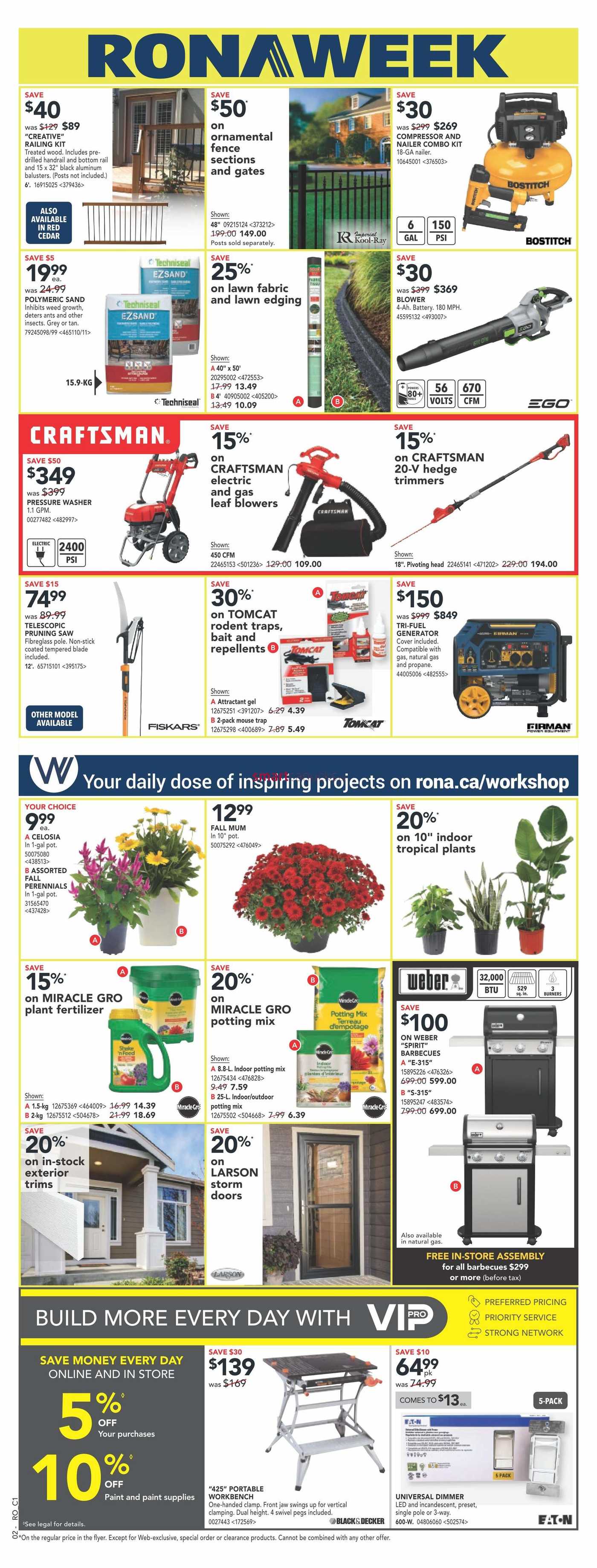 Rona & Rona+ (ON) Flyer August 22 to 28