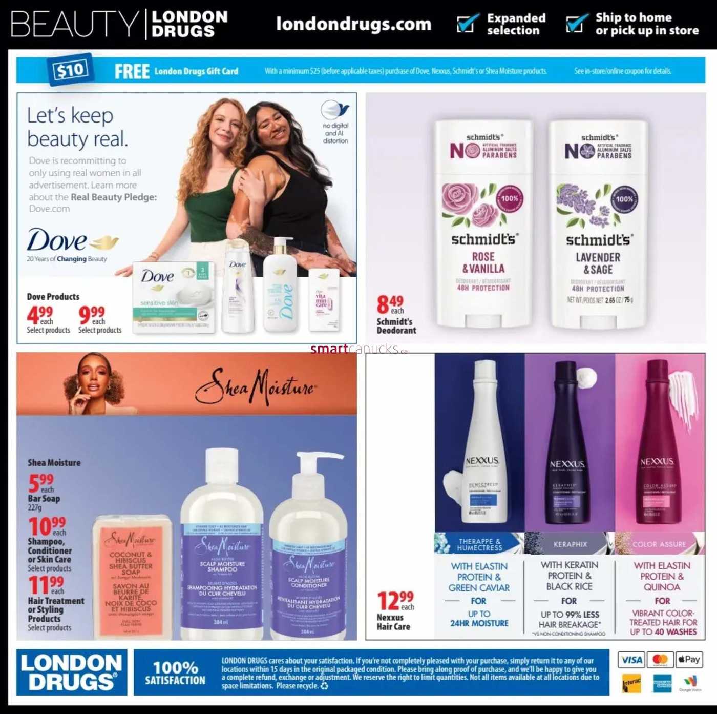 London Drugs Beauty Event Flyer August 23 to September 11