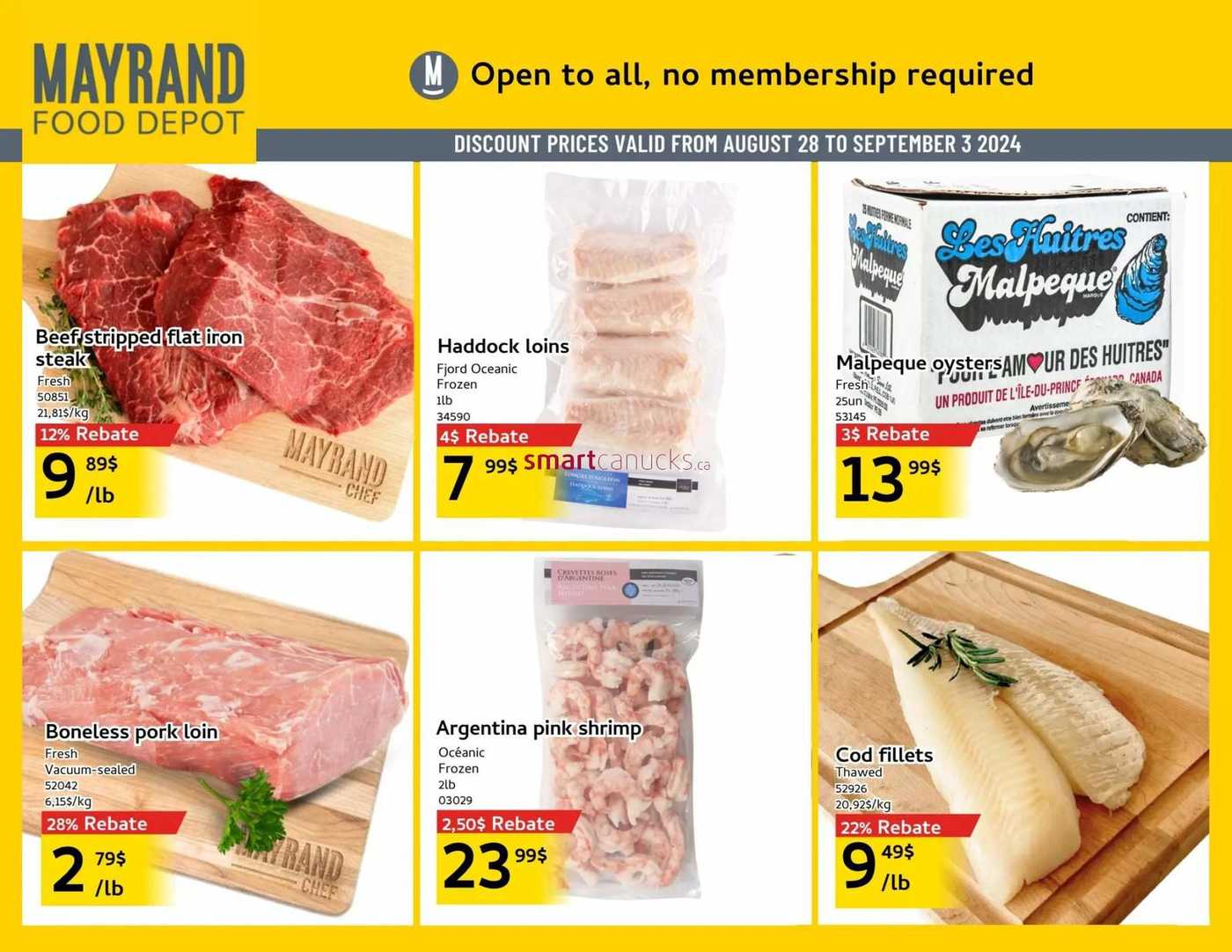 Mayrand Flyer August 28 to September 3