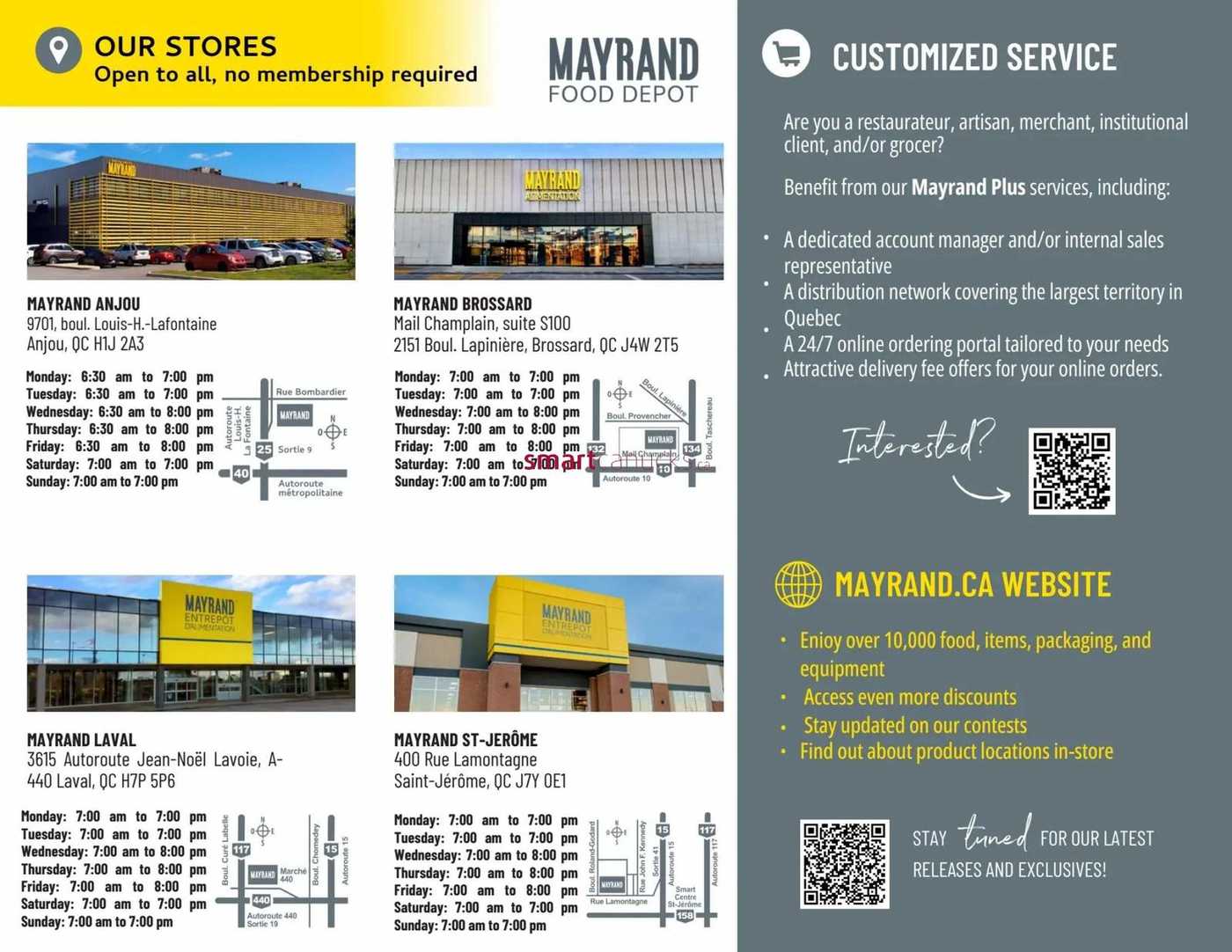 Mayrand Flyer August 28 to September 3