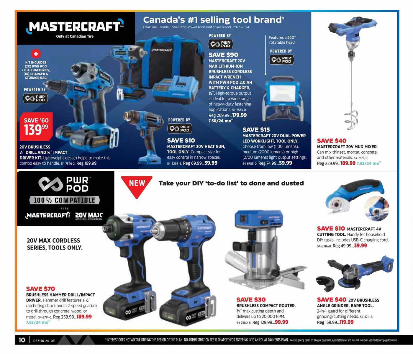 Canadian Tire Tool Guide August 30 to September 19