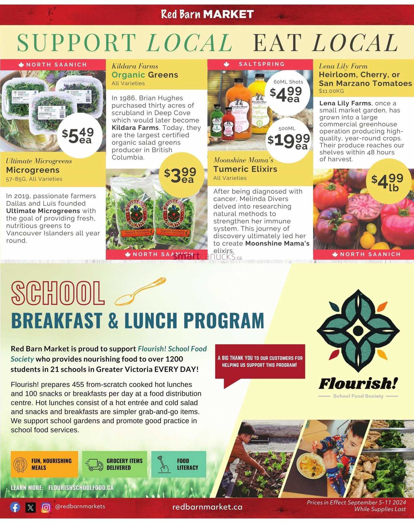 Red Barn Market Flyer September 5 to 11