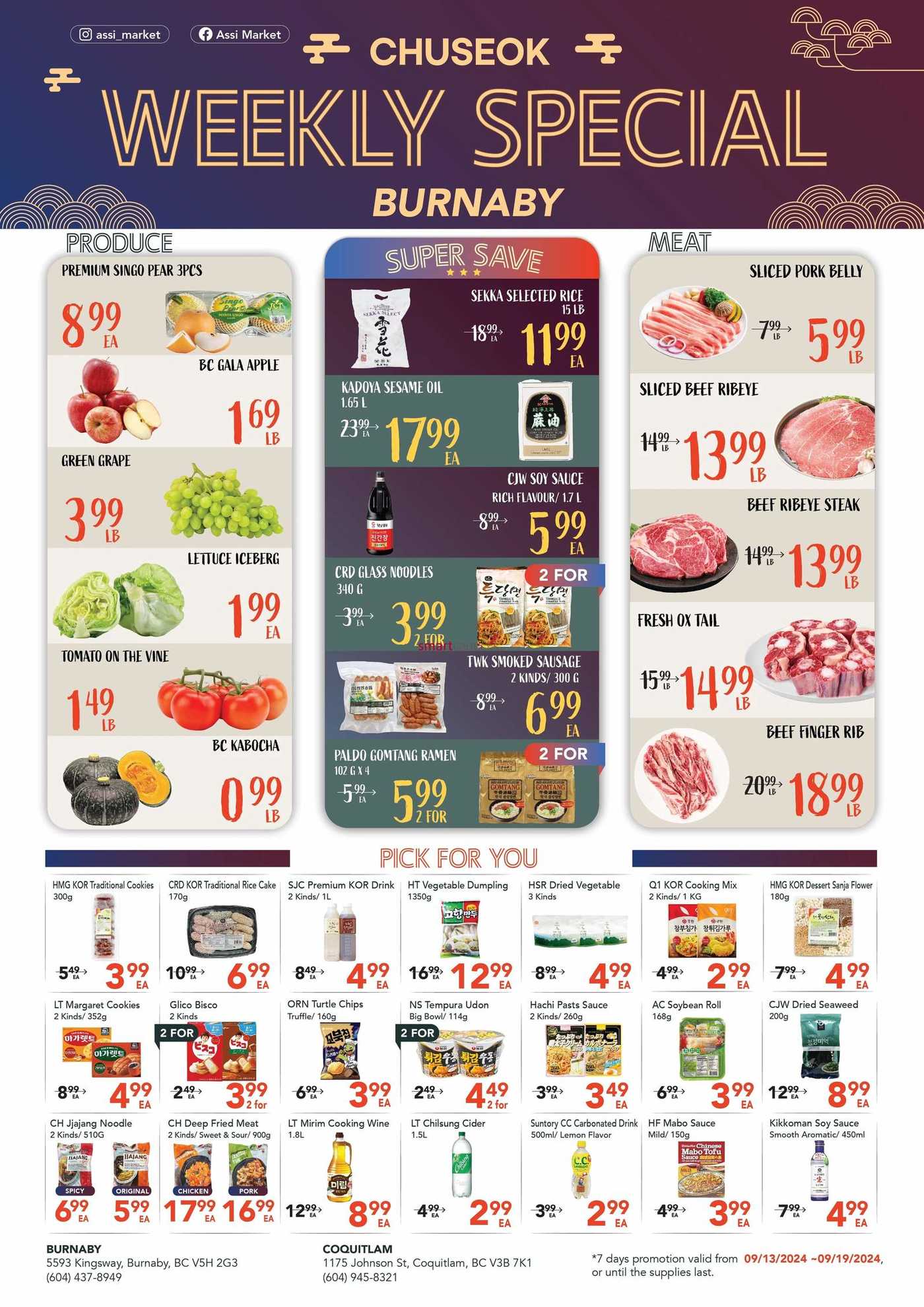 Assi Market Flyer September 13 to 19