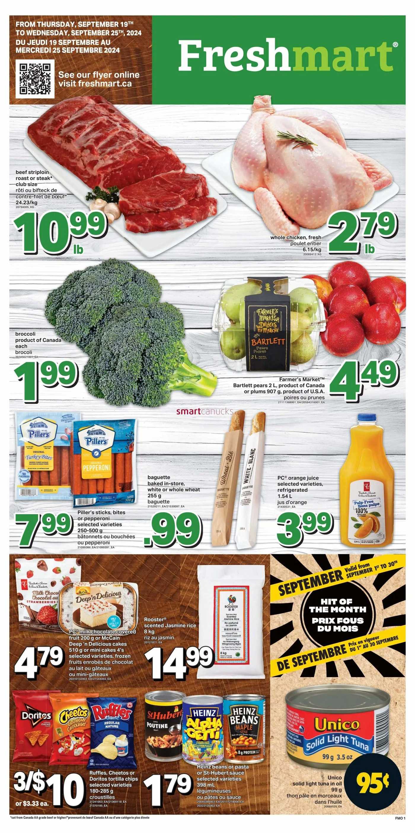 Freshmart (ON) Flyer September 19 to 25