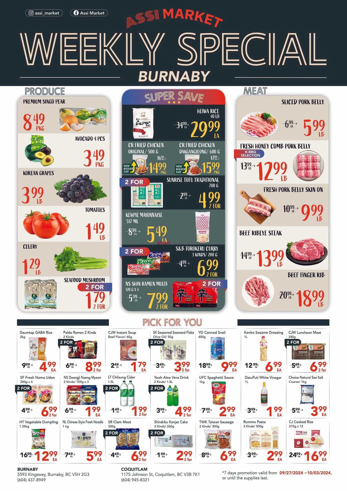 Assi Market Flyer September 27 to October 3