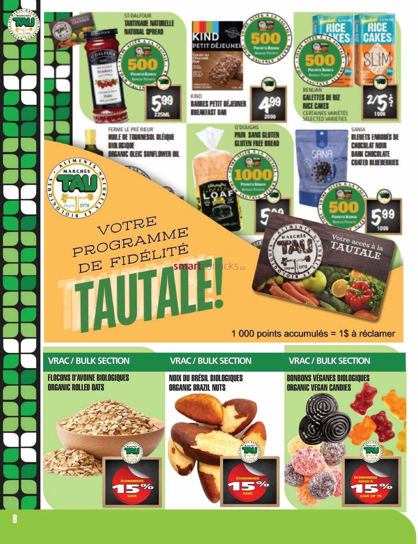 Marches Tau Flyer September 30 to November 3
