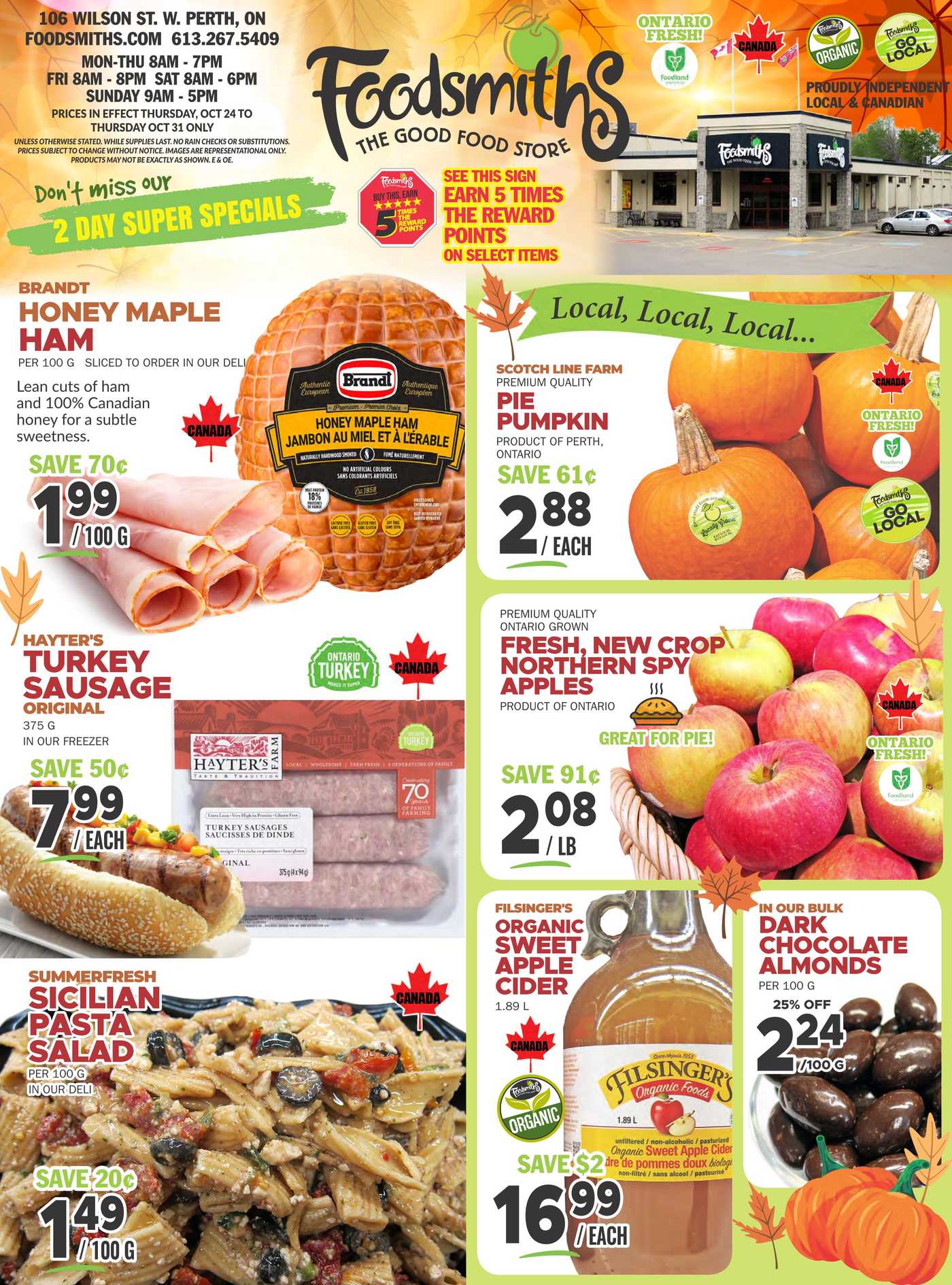 Foodsmiths Flyer October 24 to 31