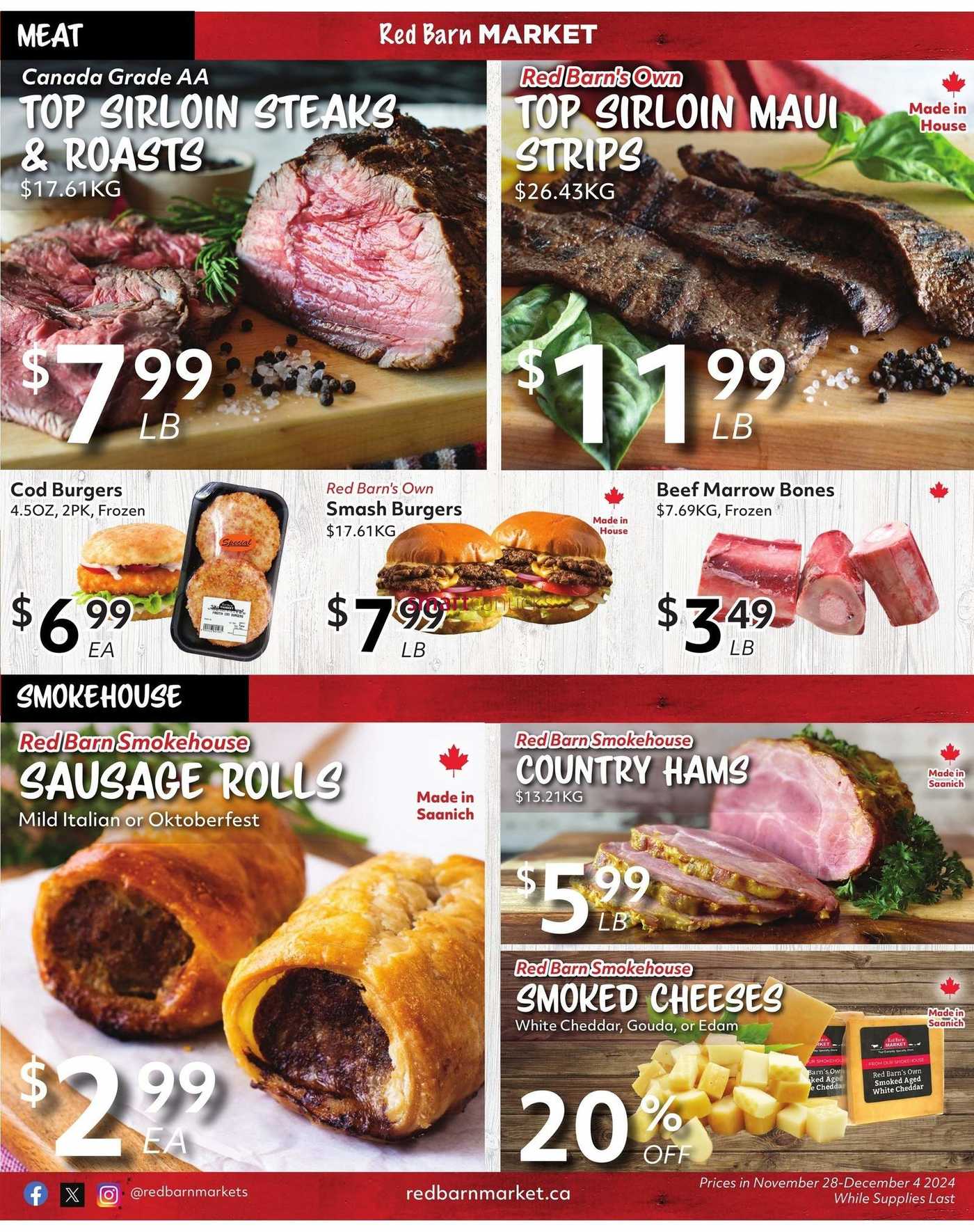 Red Barn Market Flyer November 28 to December 4