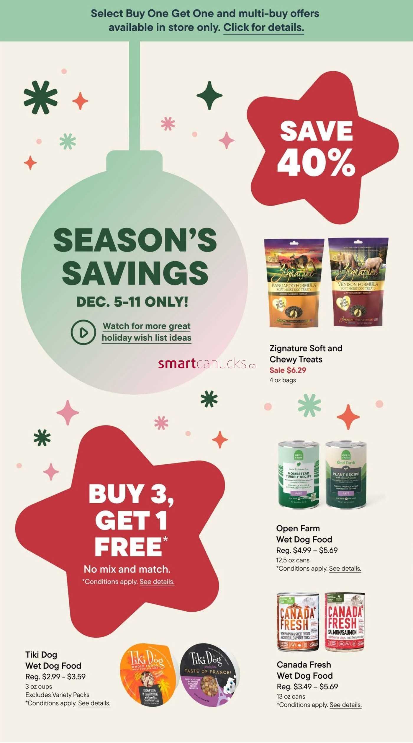 Tisol Pet Nutrition & Supply Stores Flyer December 5 to 11