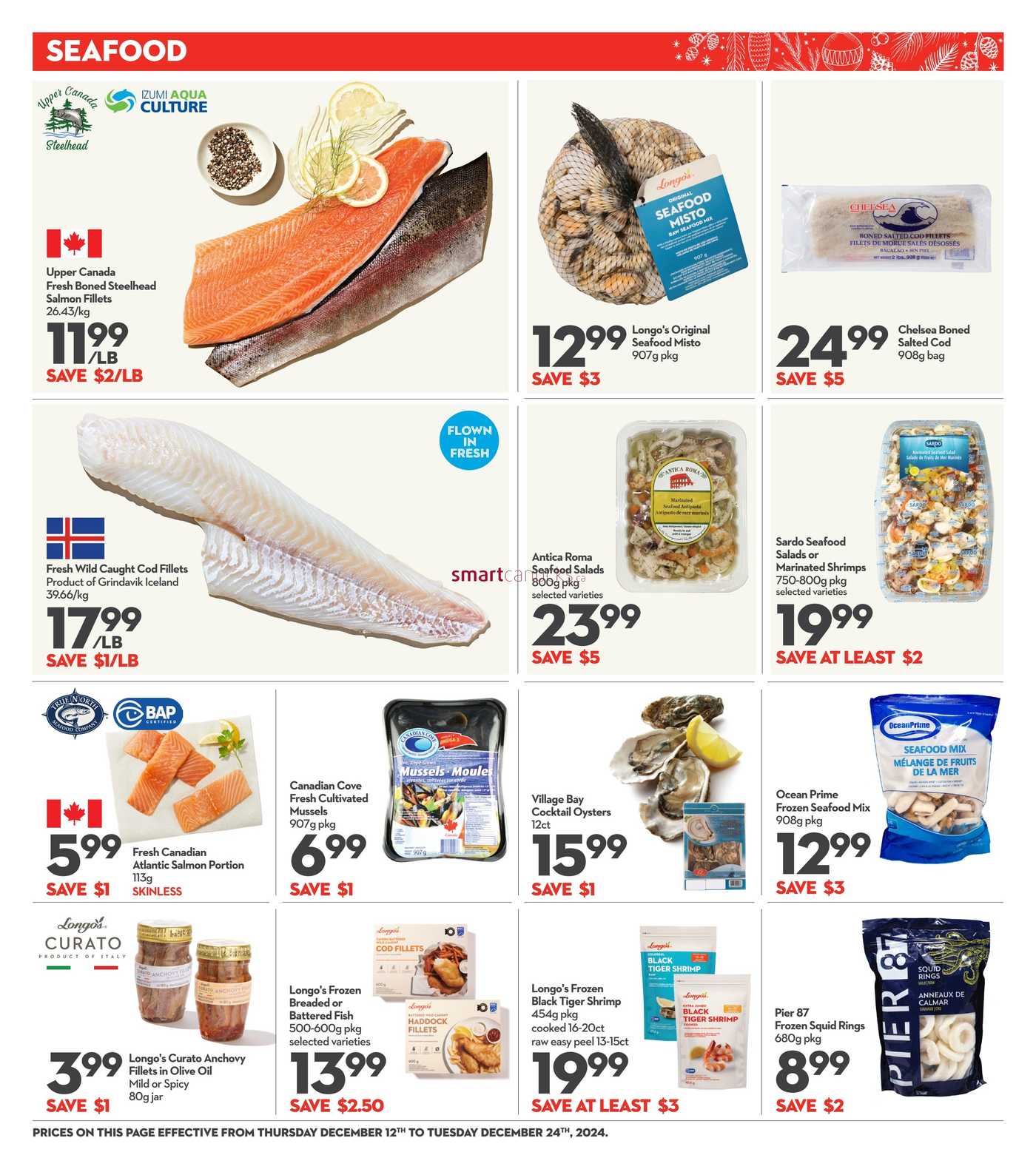 Longo's (Kitchener) Flyer December 12 to 24