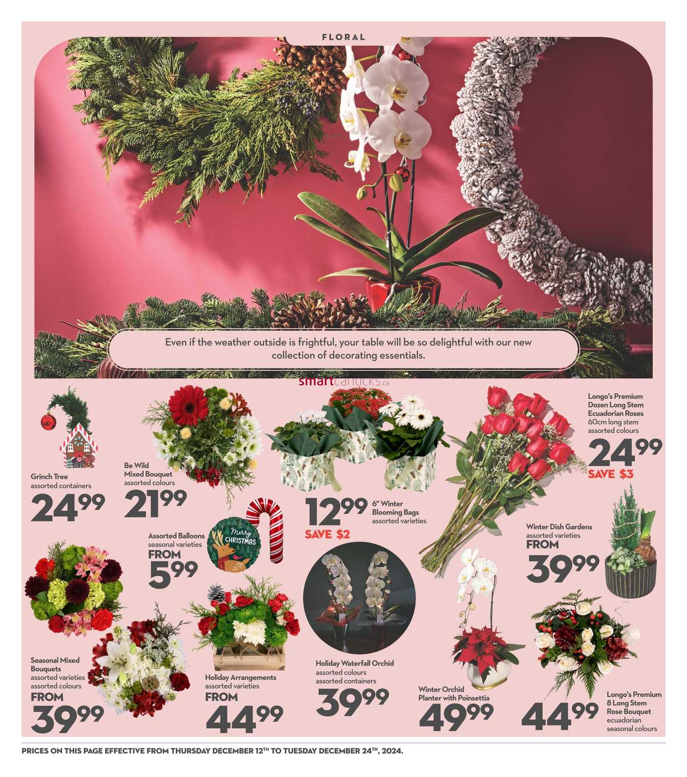 Longo's (Kitchener) Flyer December 12 to 24