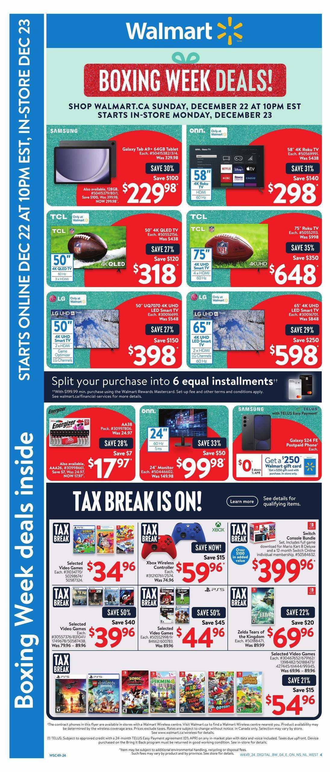 Walmart (ON) Flyer December 23 to January 1