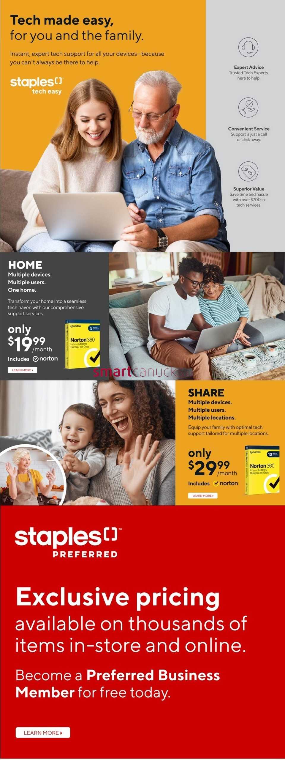 Staples Flyer February 19 to 25