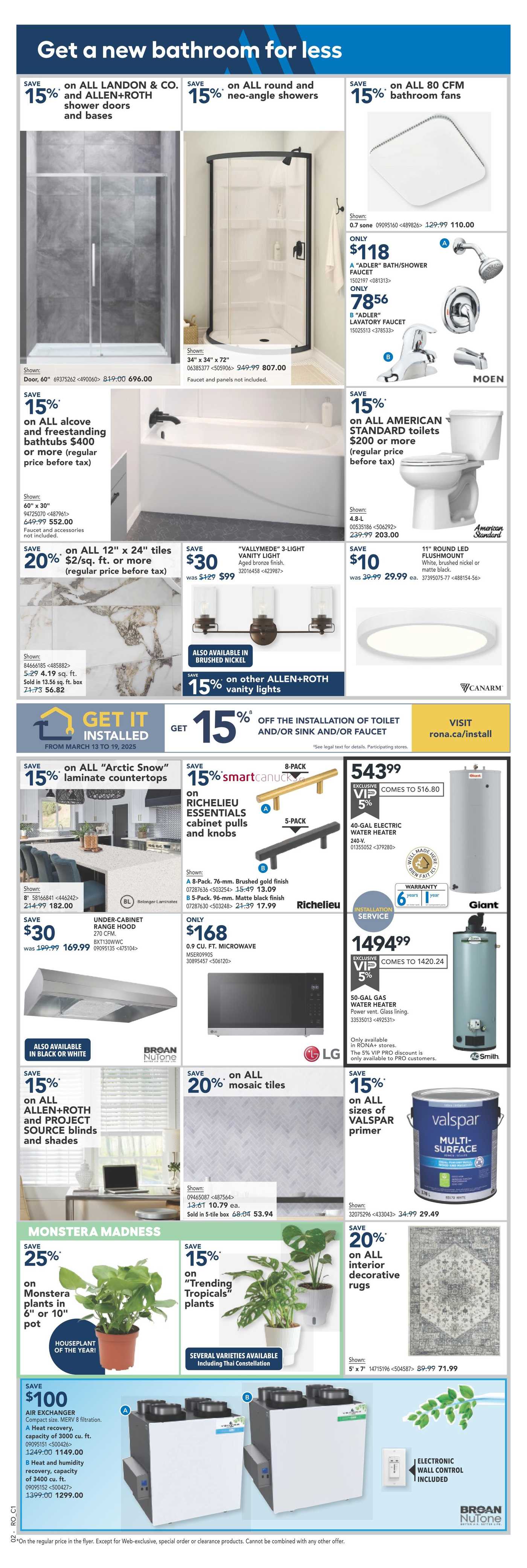 Rona & Rona+ (ON) Flyer March 13 to 19
