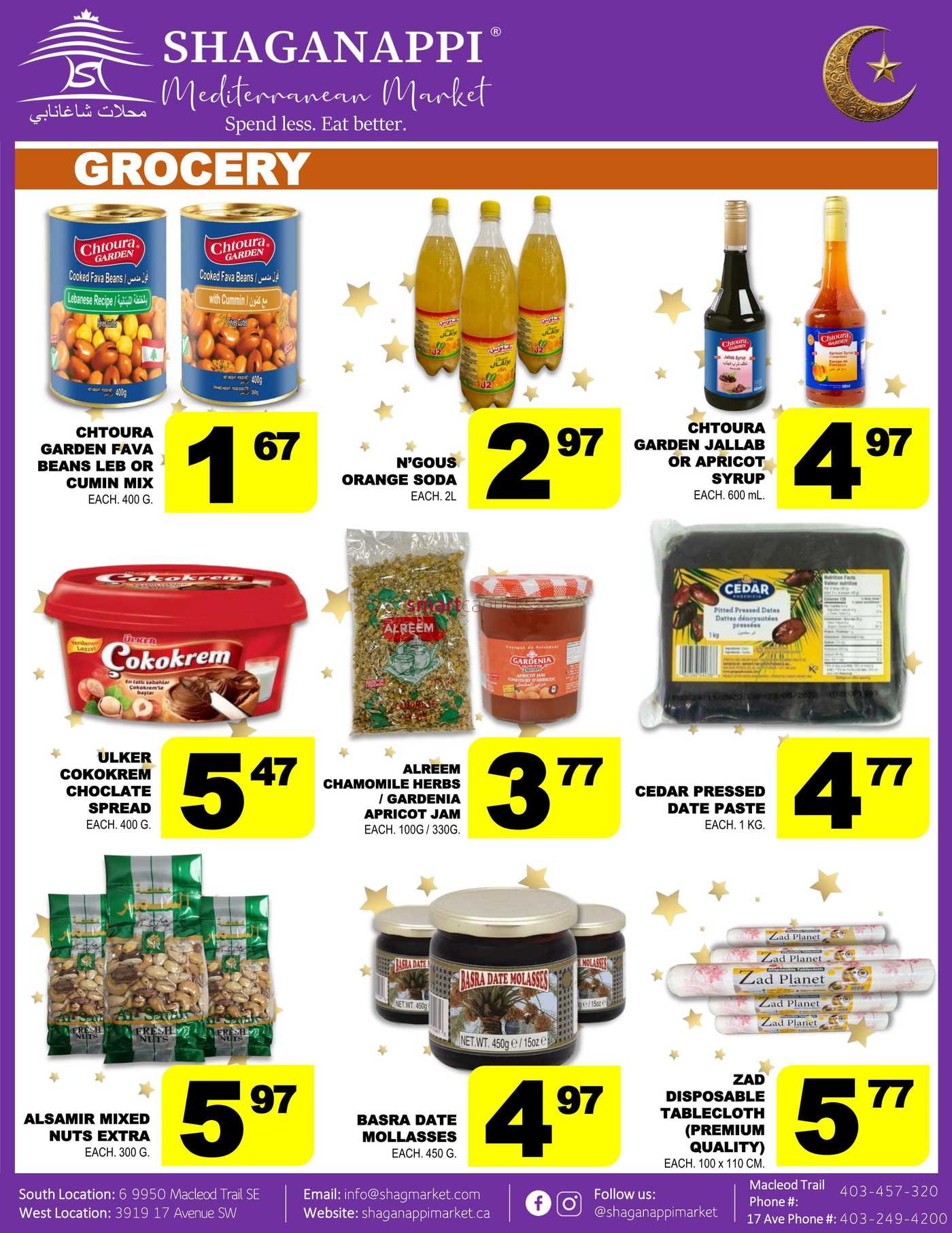 Shaganappi Mediterranean Market Flyer March 13 to 19