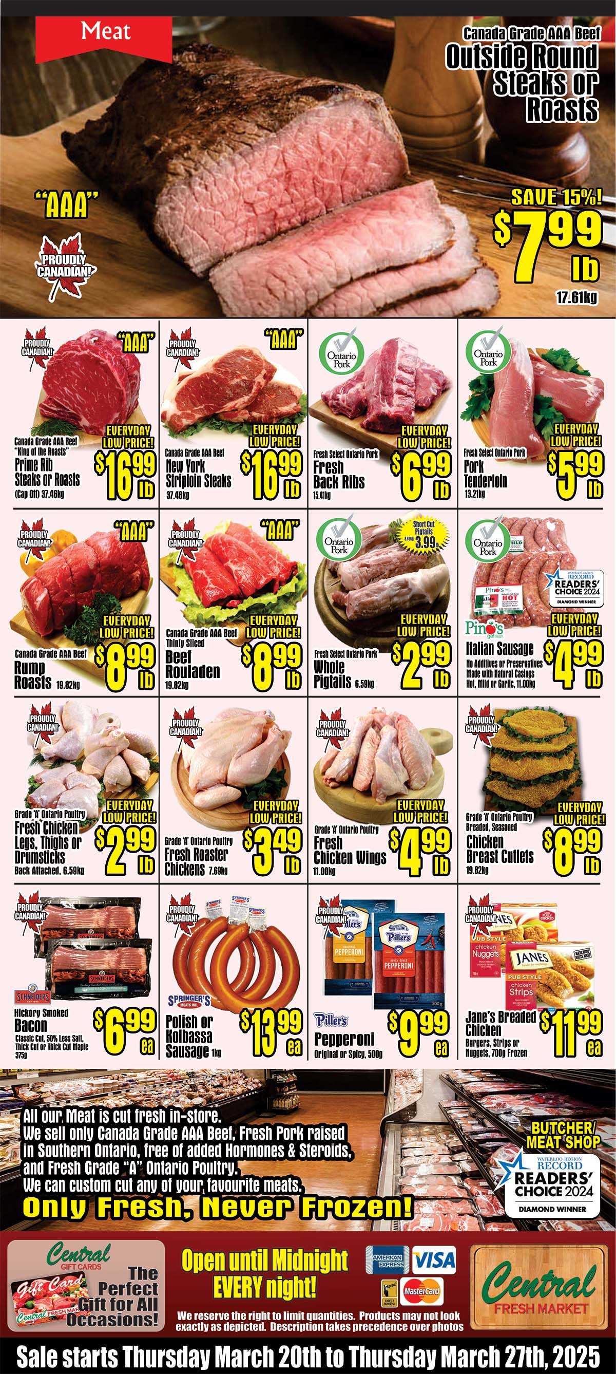 Central Fresh Market Flyer March 20 to 27