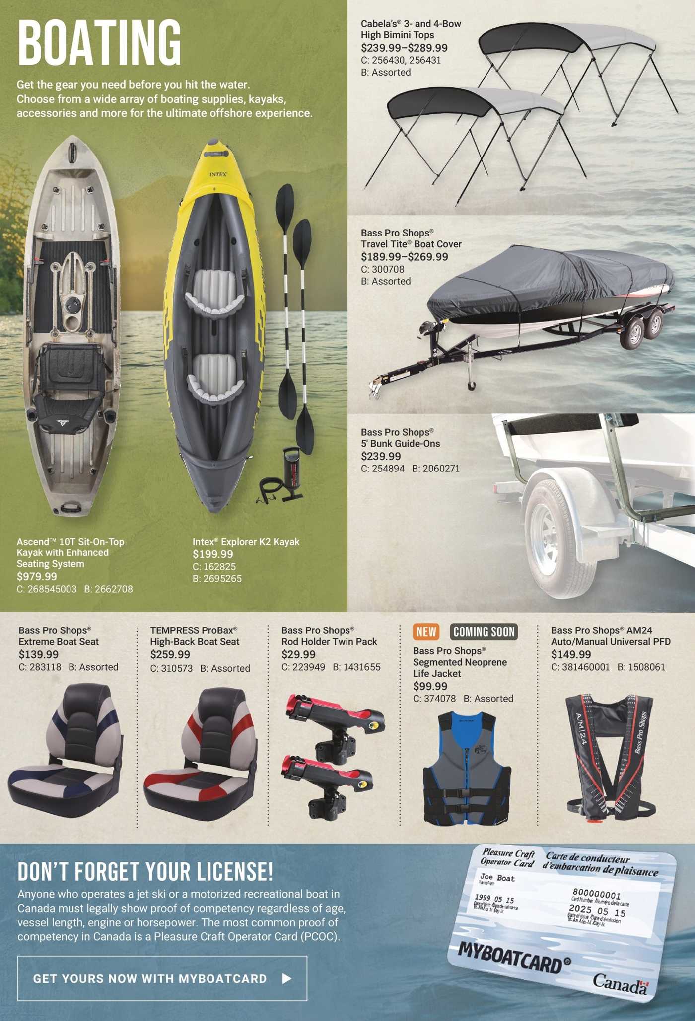 Bass Pro Shops Spring Fishing Catalogue April 1 to May 1