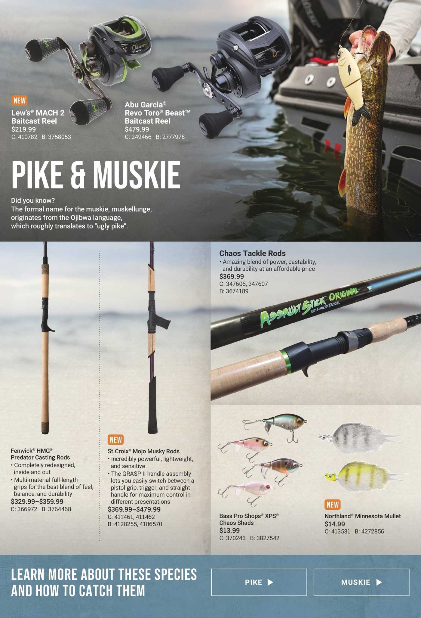 Bass Pro Shops Spring Fishing Catalogue April 1 to May 1
