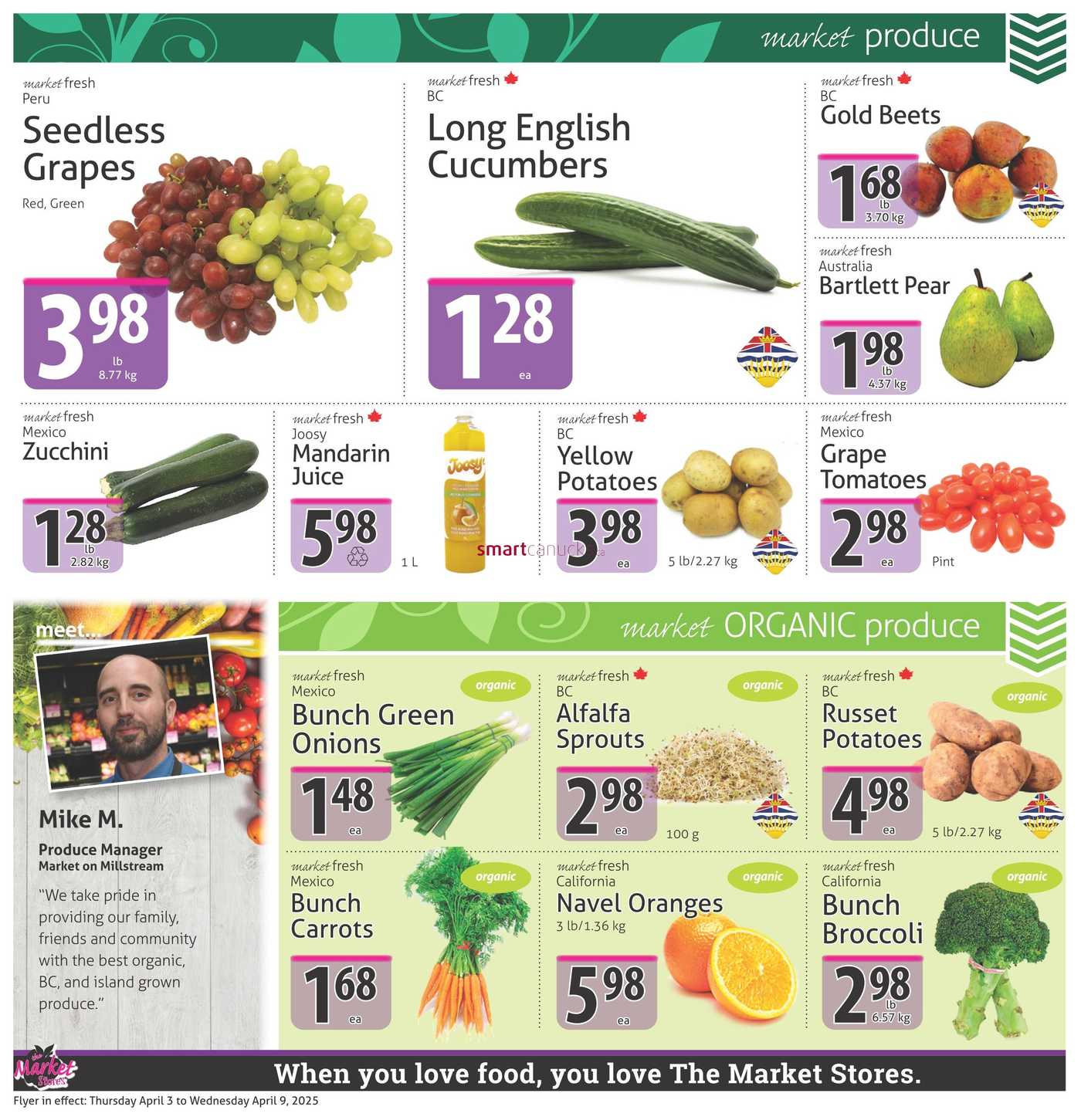 The Market Stores Flyer April 3 to 9