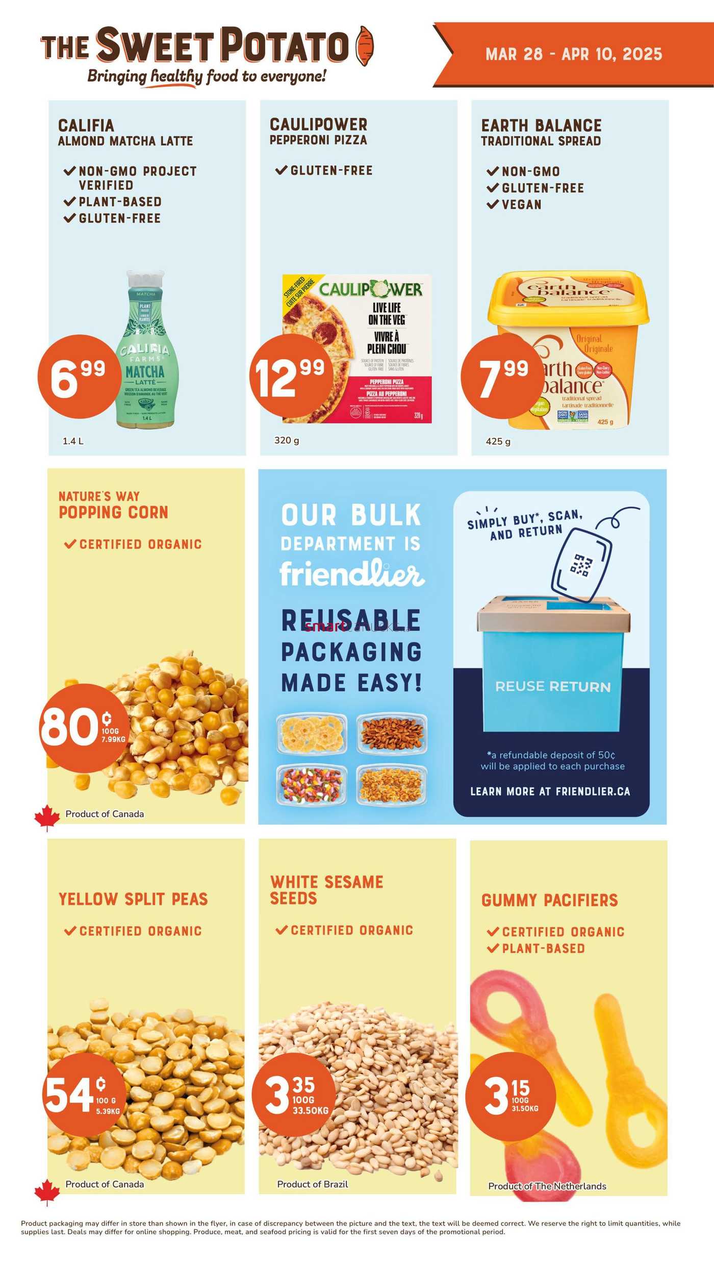 The Sweet Potato Flyer April 4 to 10