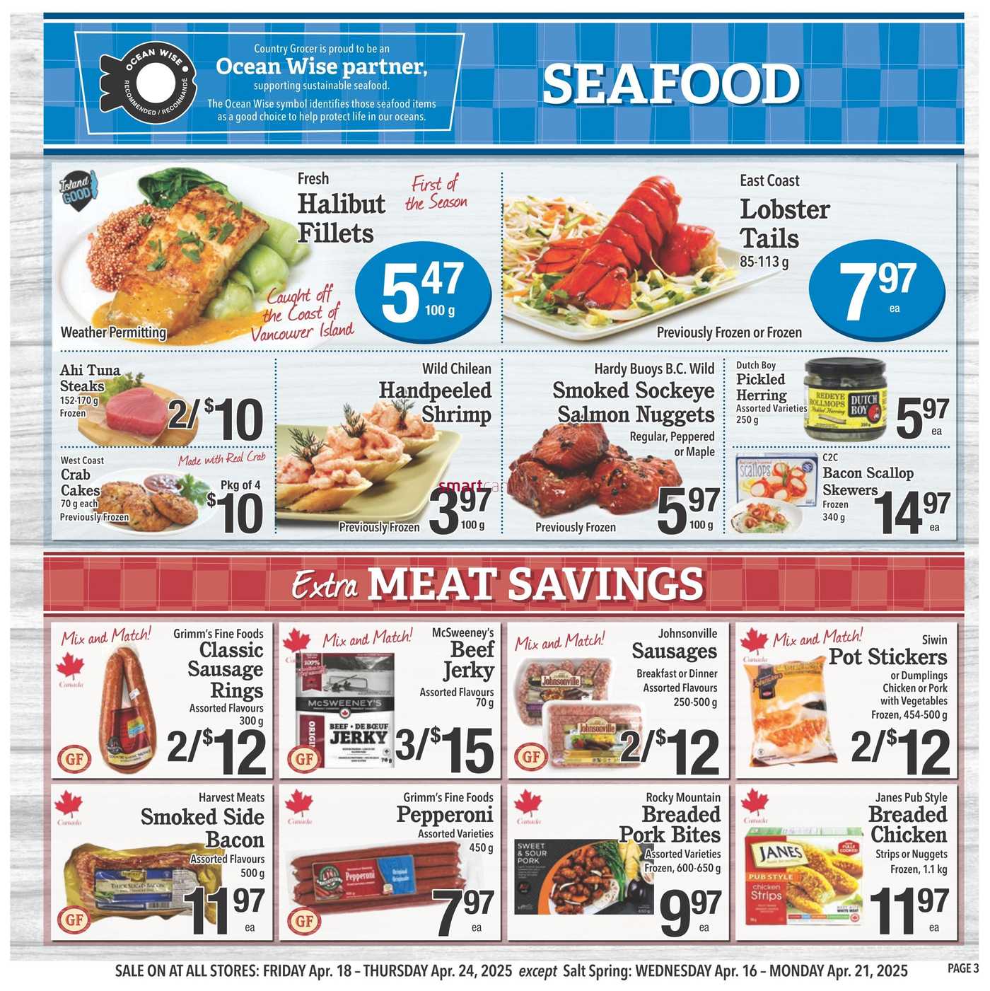 Country Grocer (Salt Spring) Flyer April 16 to 21