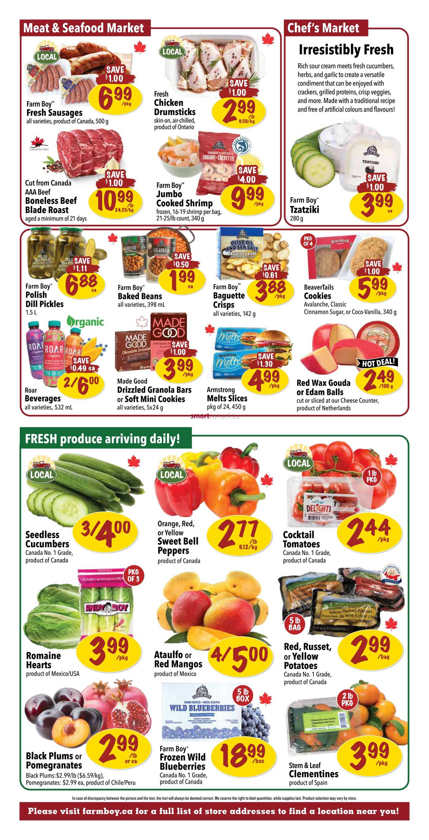 Farm Boy Flyer April 24 to 30