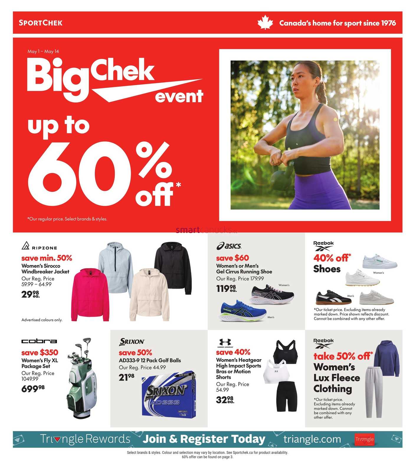 Sport Chek Flyer May 1 to 14