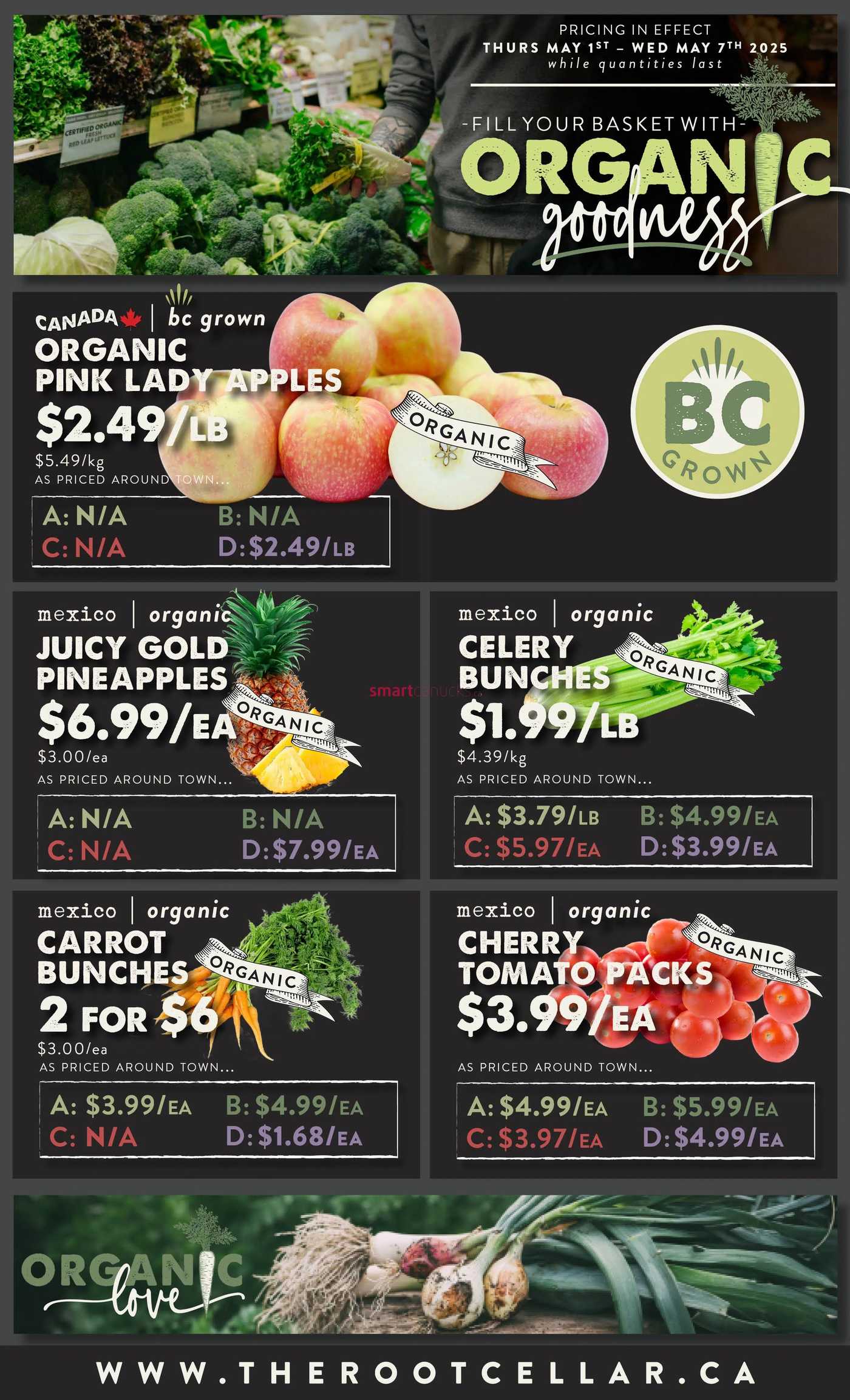 The Root Cellar Flyer May 1 to 7