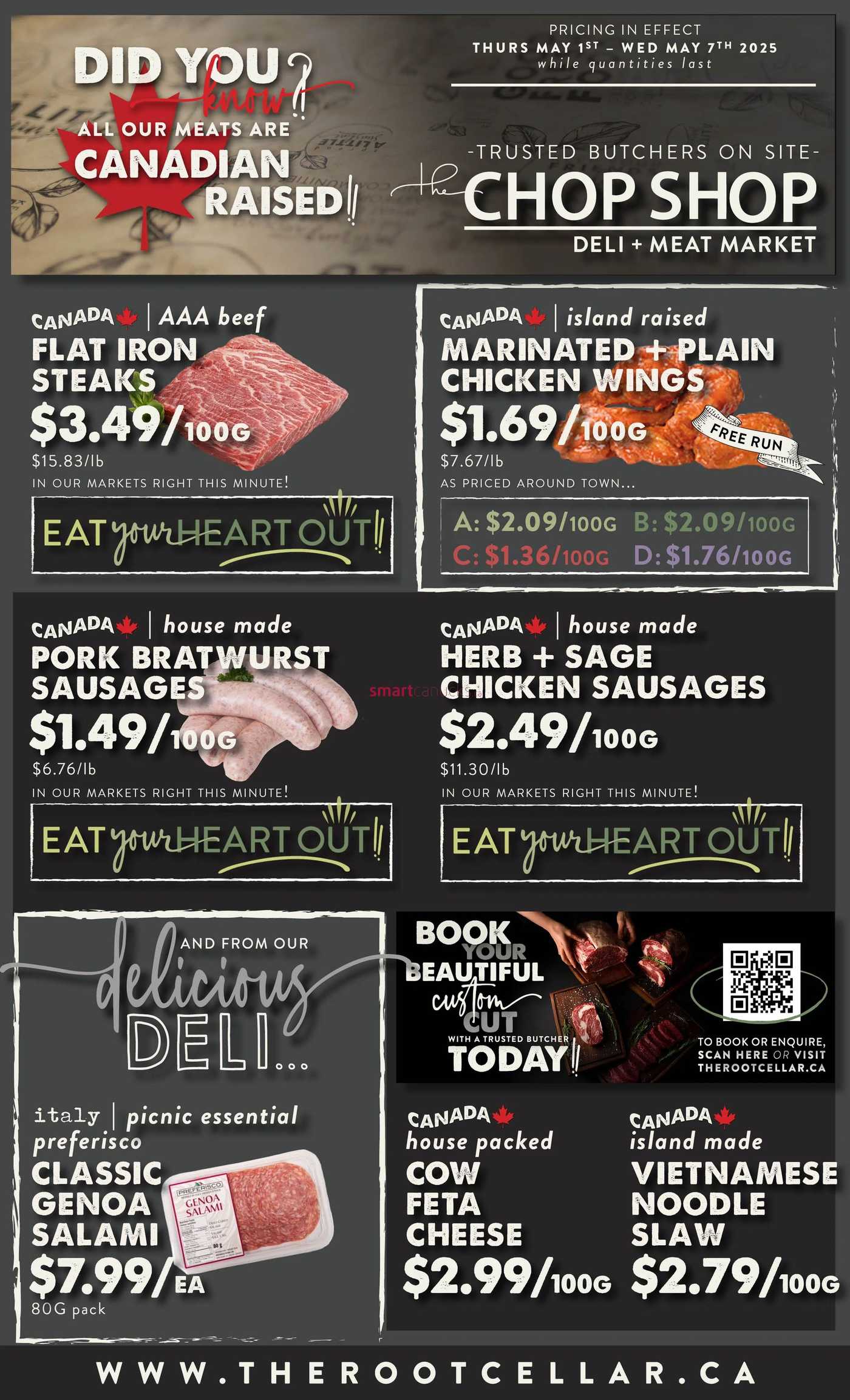 The Root Cellar Flyer May 1 to 7