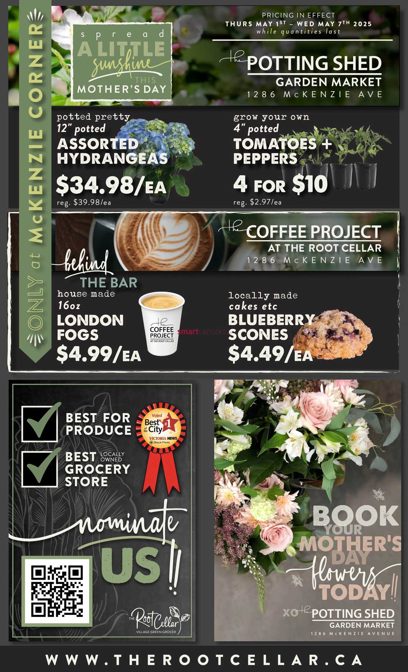 The Root Cellar Flyer May 1 to 7