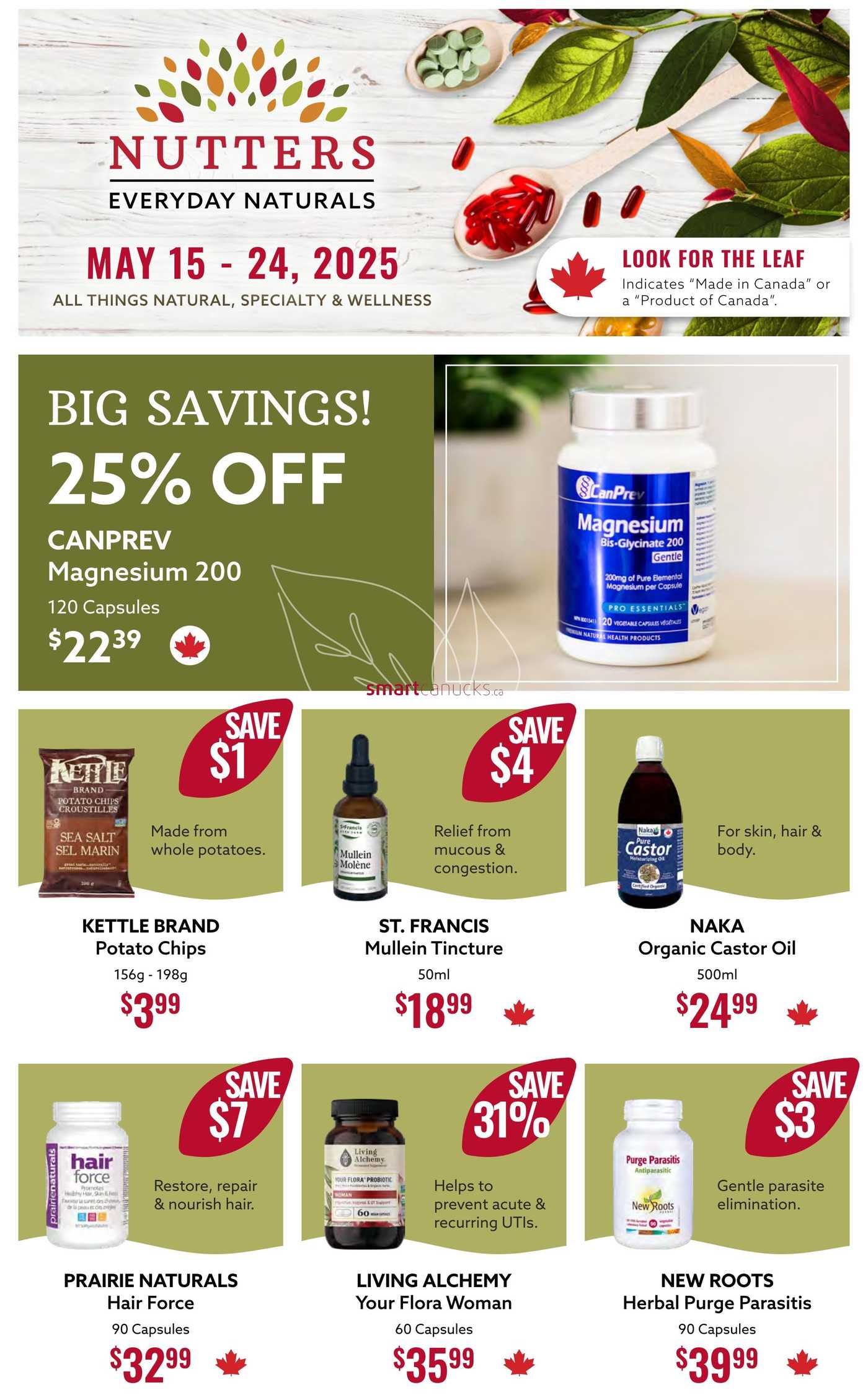 Nutters Everyday Naturals Flyer May 15 to 24
