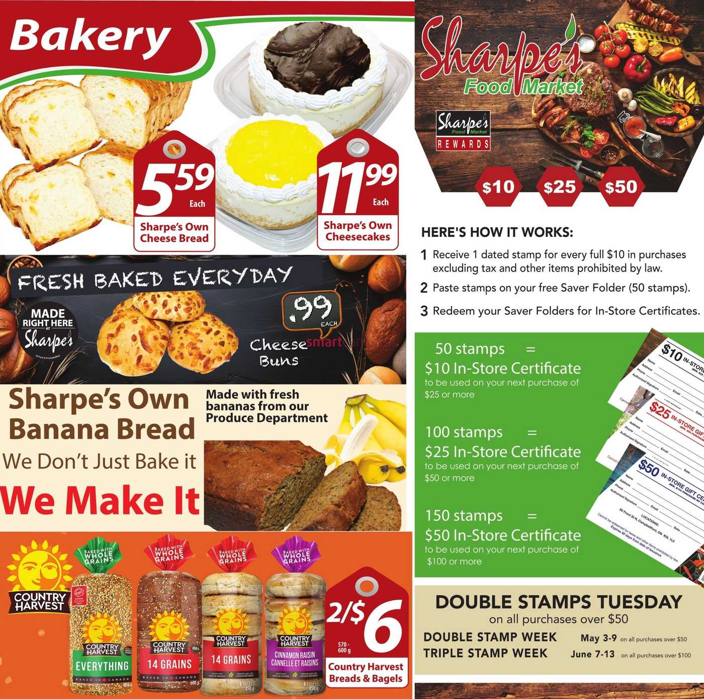 Sharpe's Food Market Flyer May 22 to 28