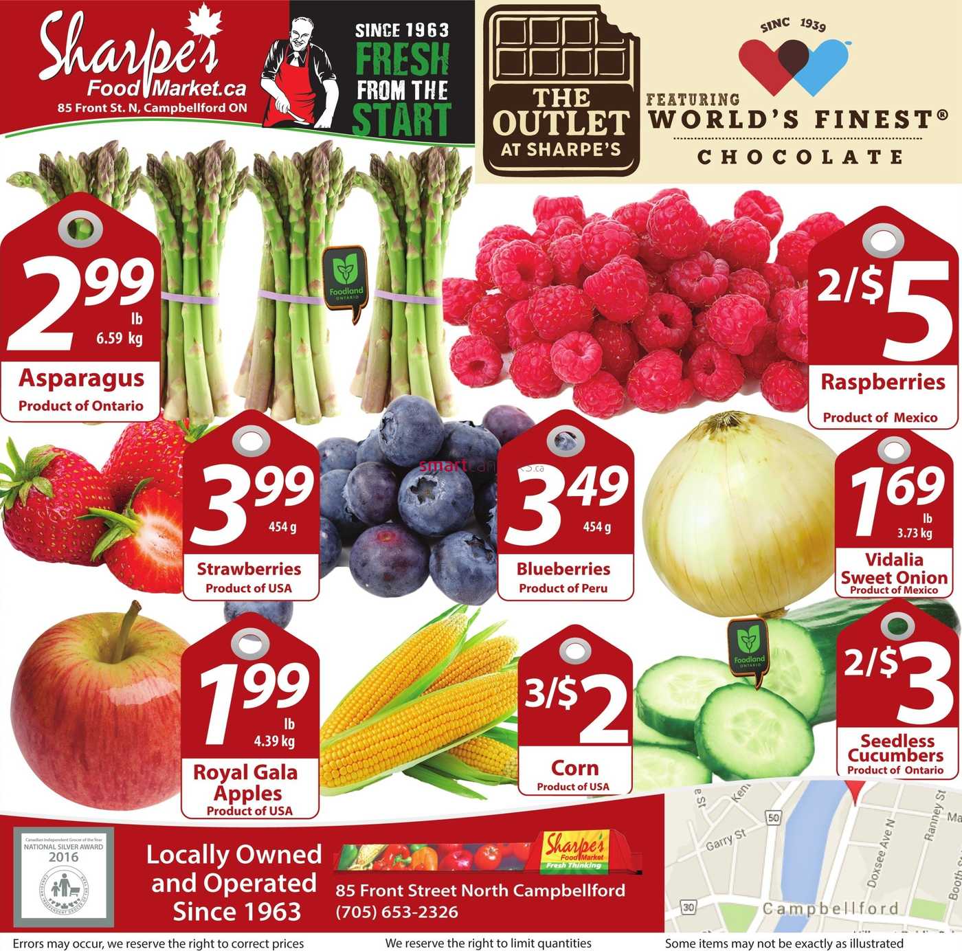 Sharpe's Food Market Flyer May 22 to 28
