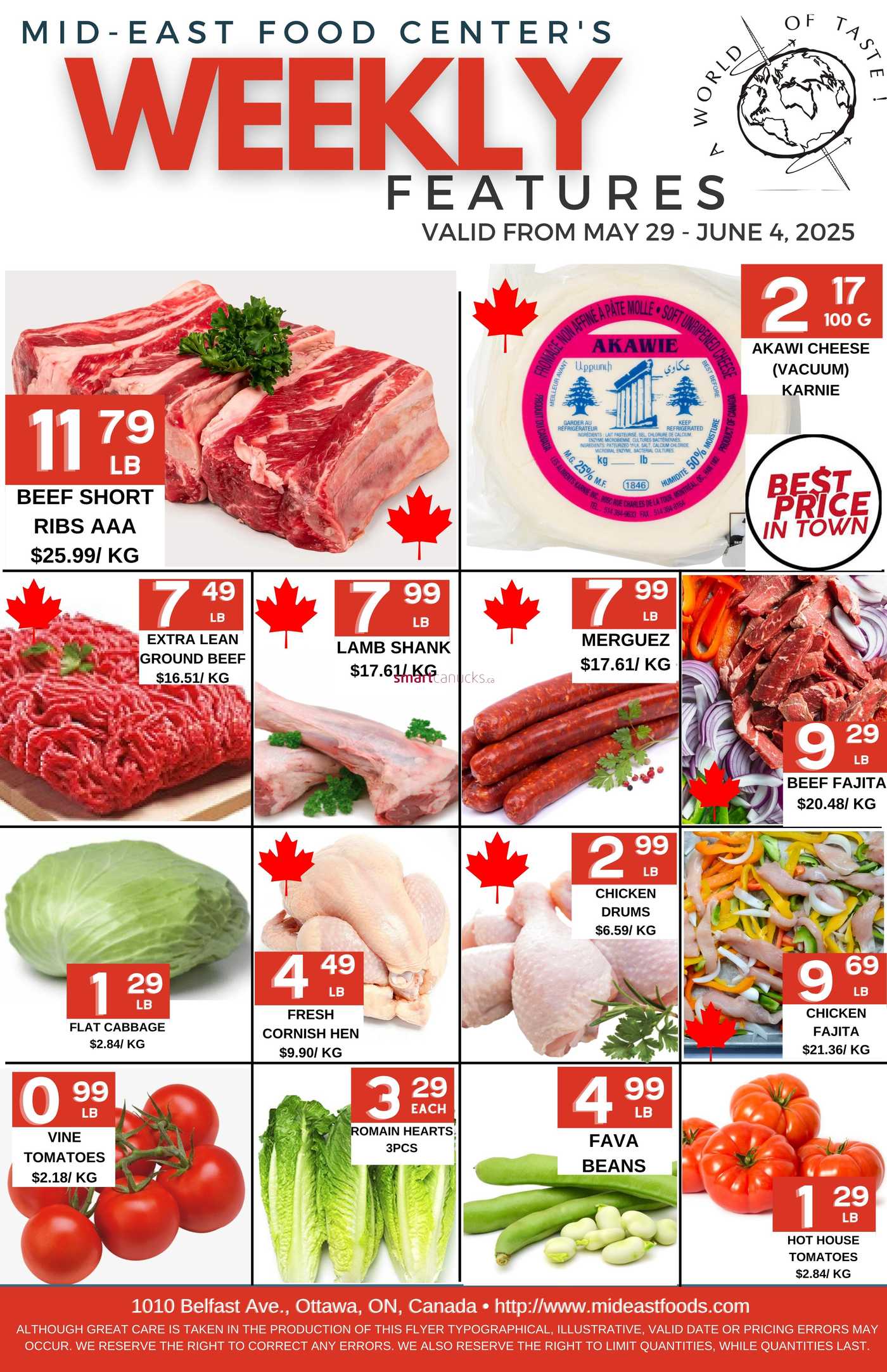 Mid-East Food Centre Flyer May 29 to June 4