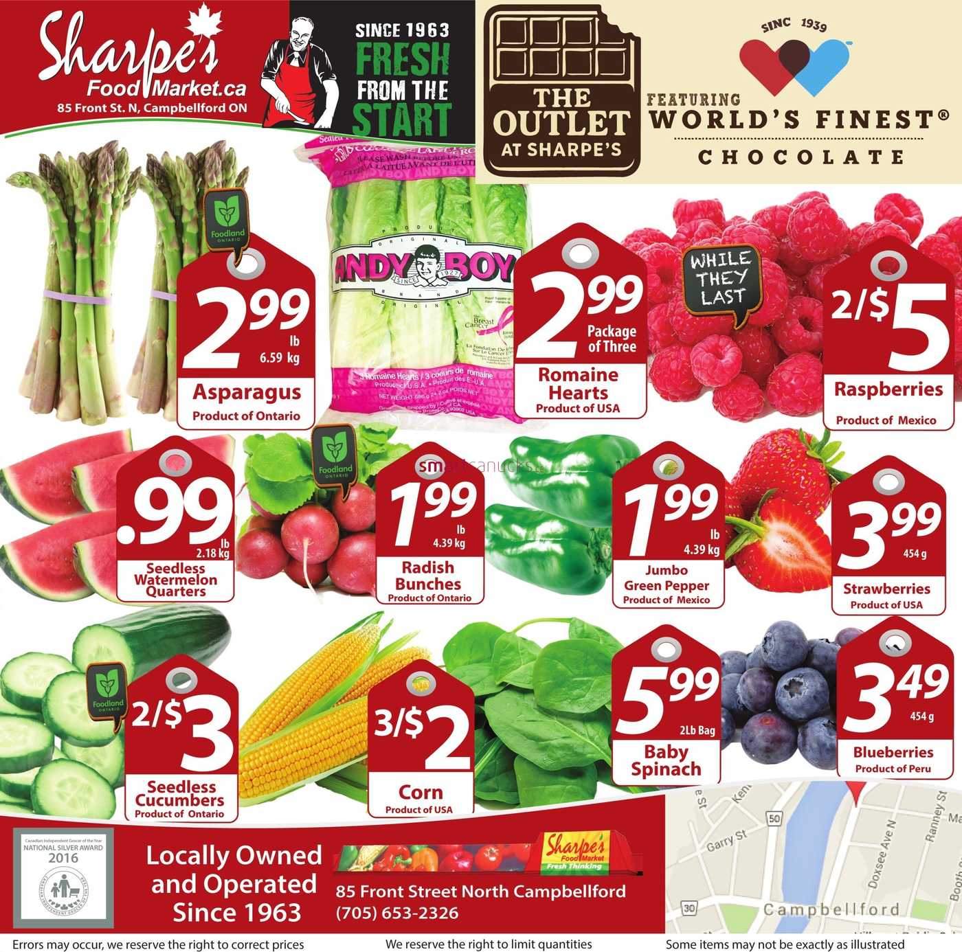 Sharpe's Food Market Flyer May 29 to June 4